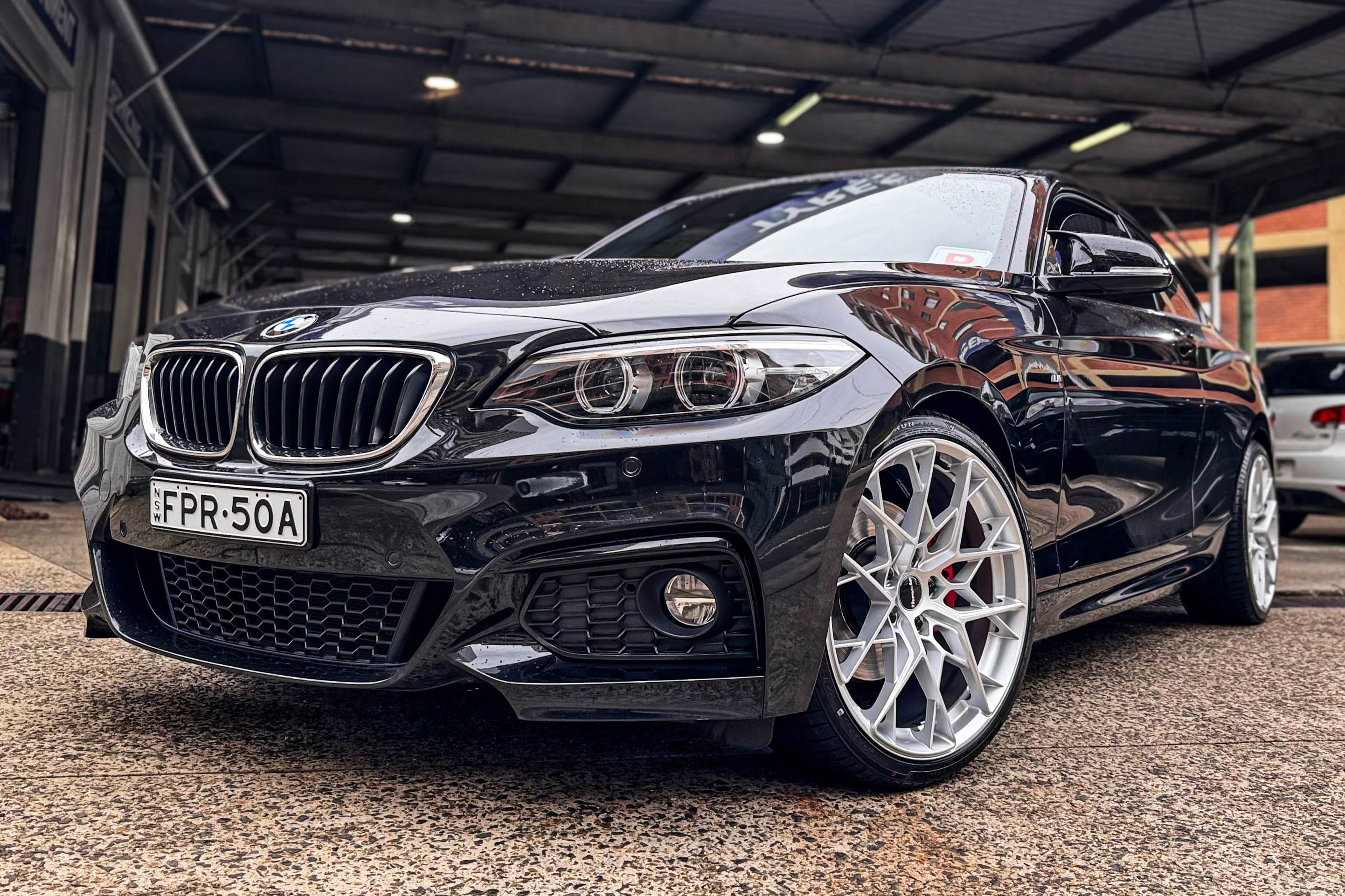 bmw 2 series hussla vienna bright silver wheel #19479