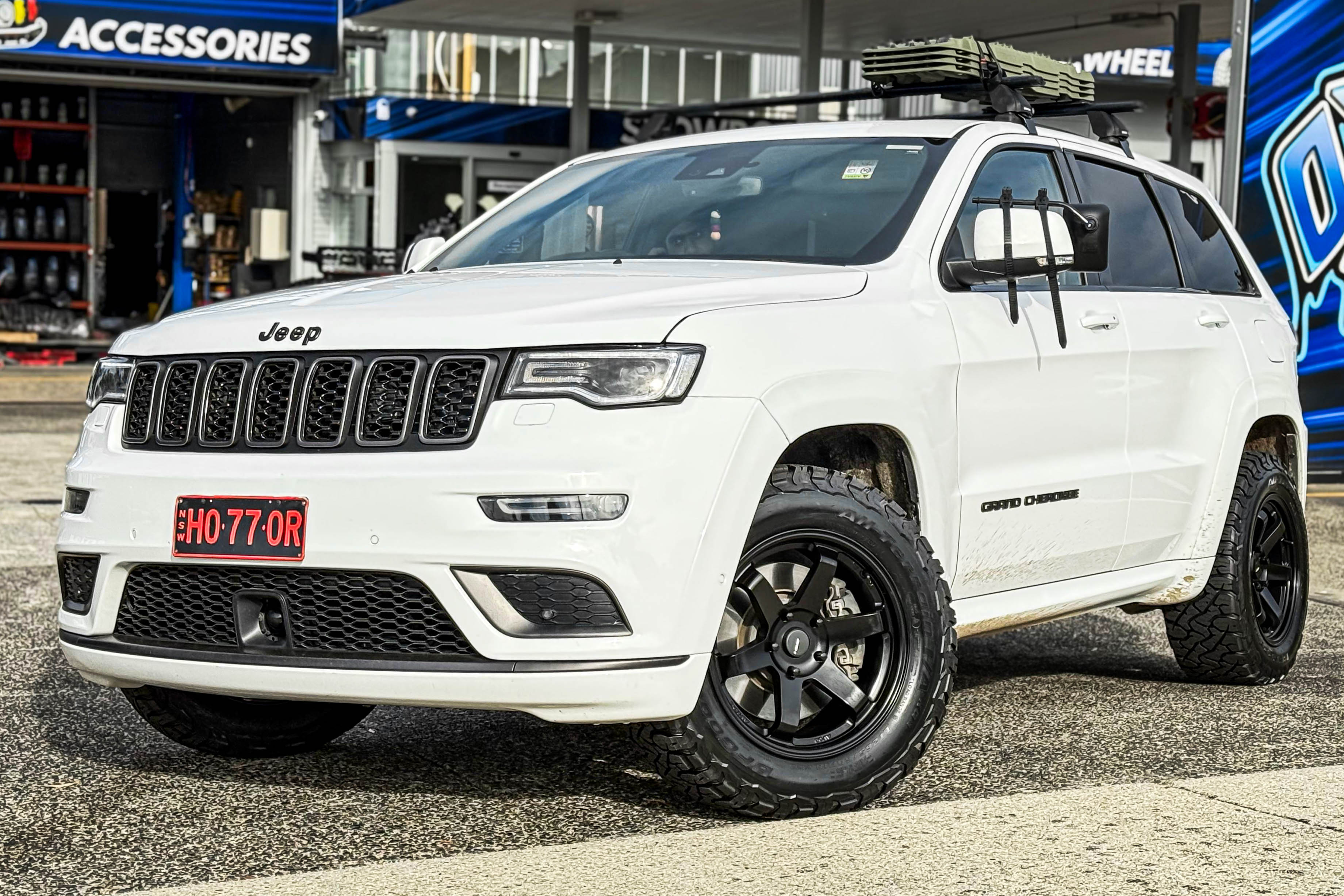 jeep grand cherokee avid av-06 matte black wheel #19493