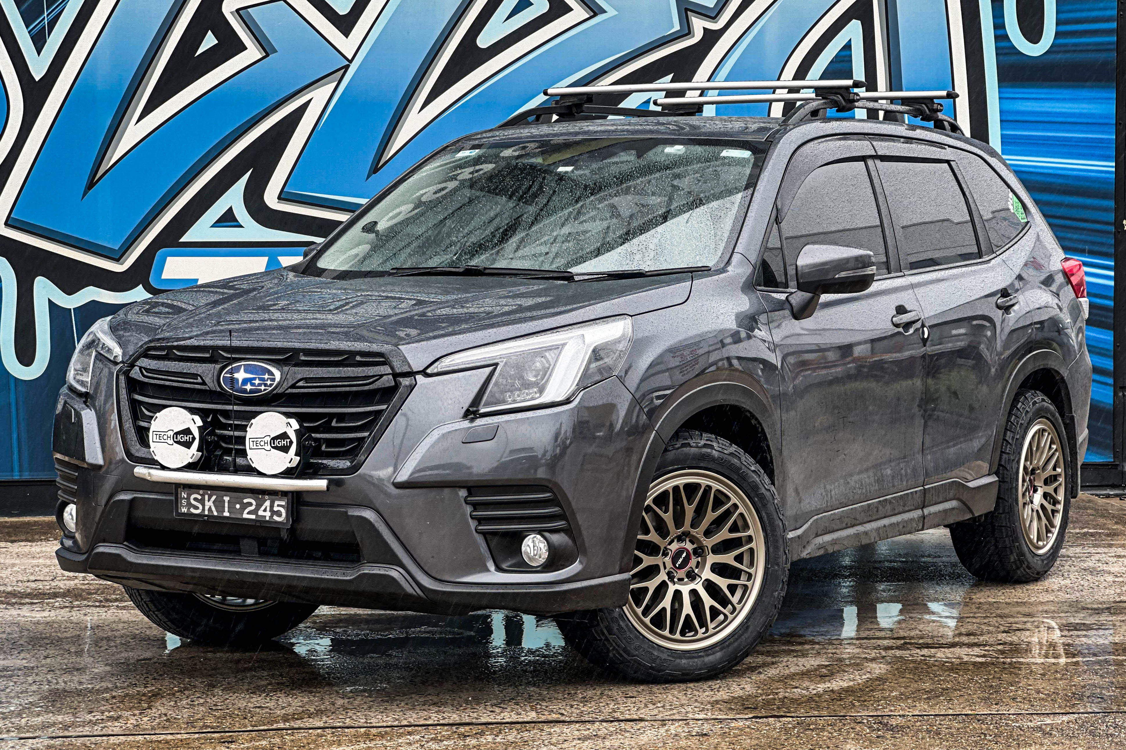 subaru forester avid av-44 matte bronze wheel #19503