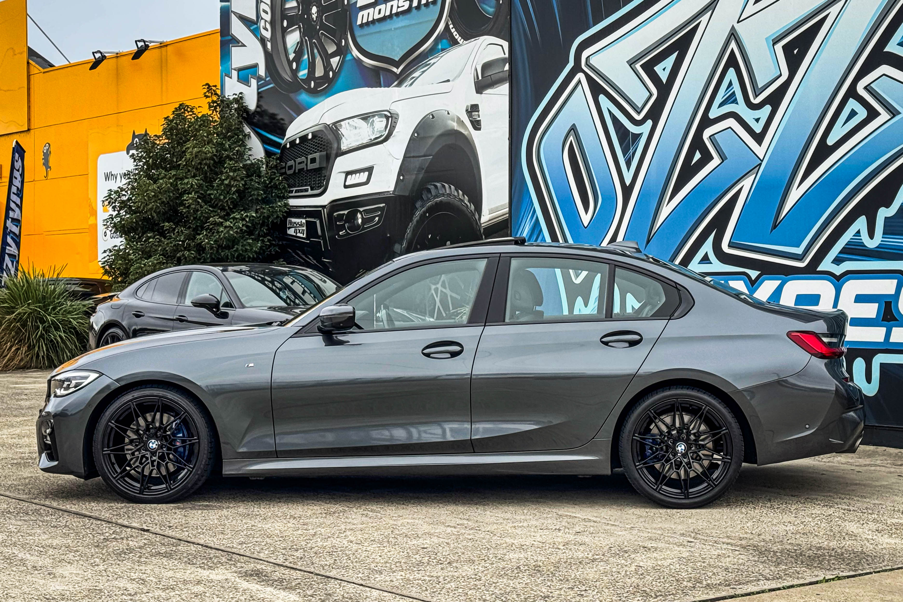 bmw 5 series euro spec replica web 877 gloss black wheel #19559