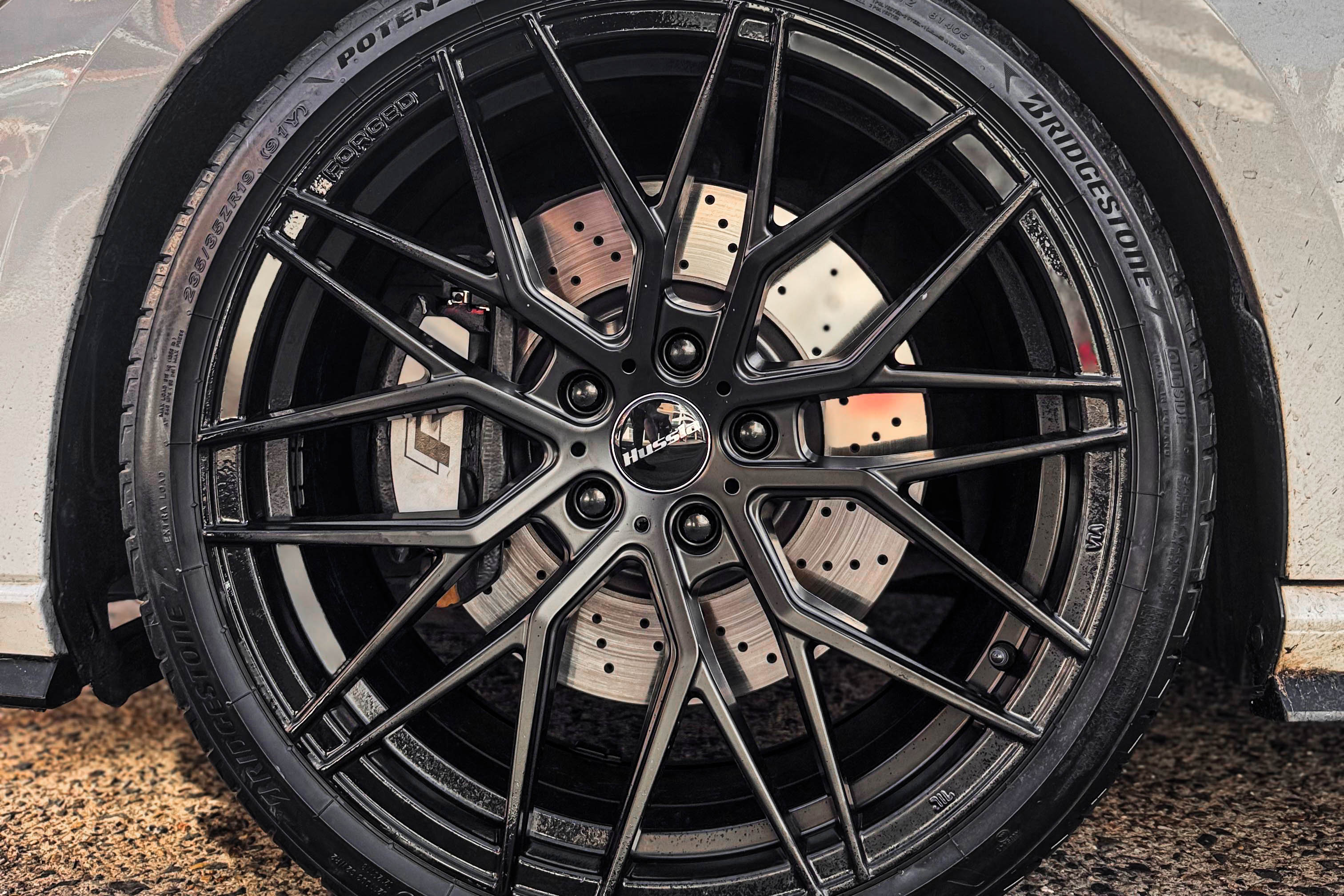 volkswagen golf hussla london matte black wheel #19582