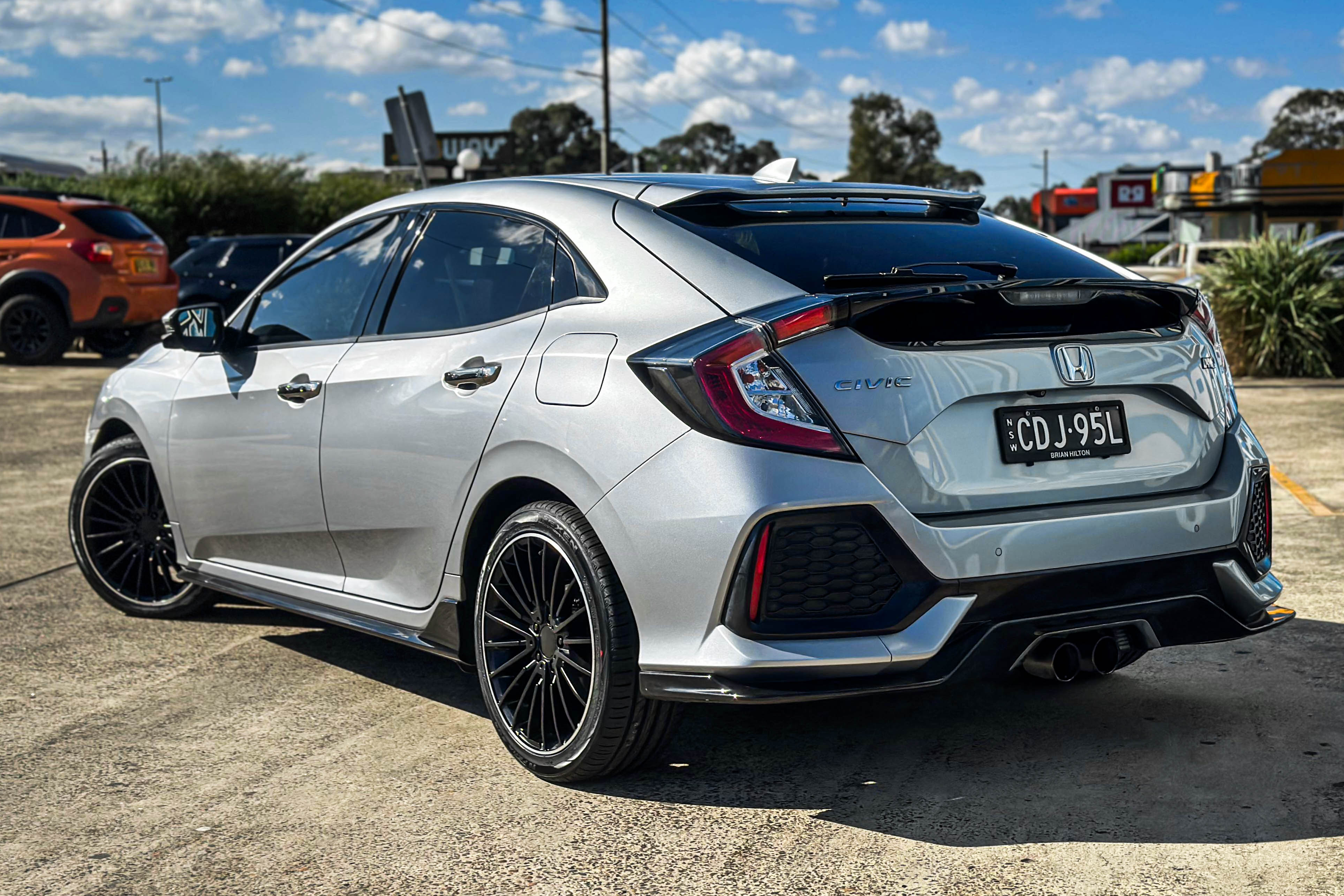 honda civic euro spec replica multi 457 satin black machined lip wheel ...