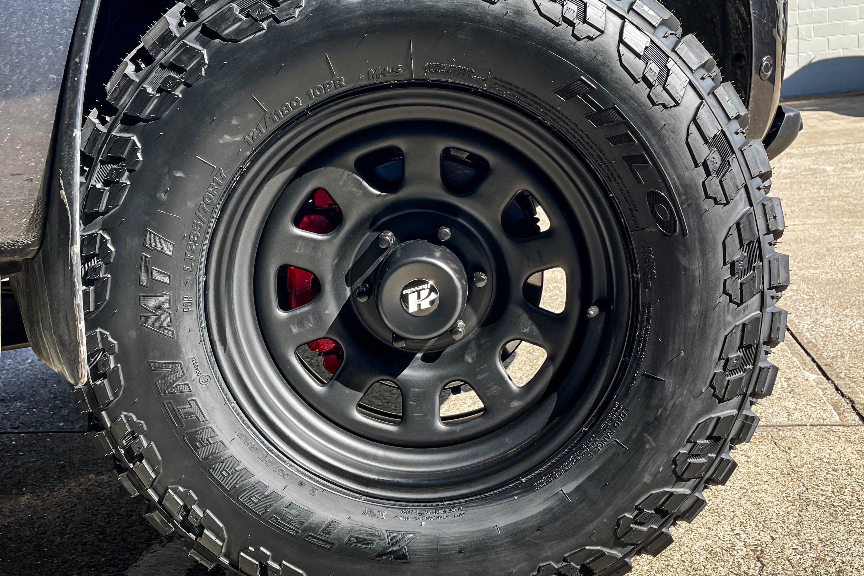 ford ranger revolution steel wheel matte black wheel #19706