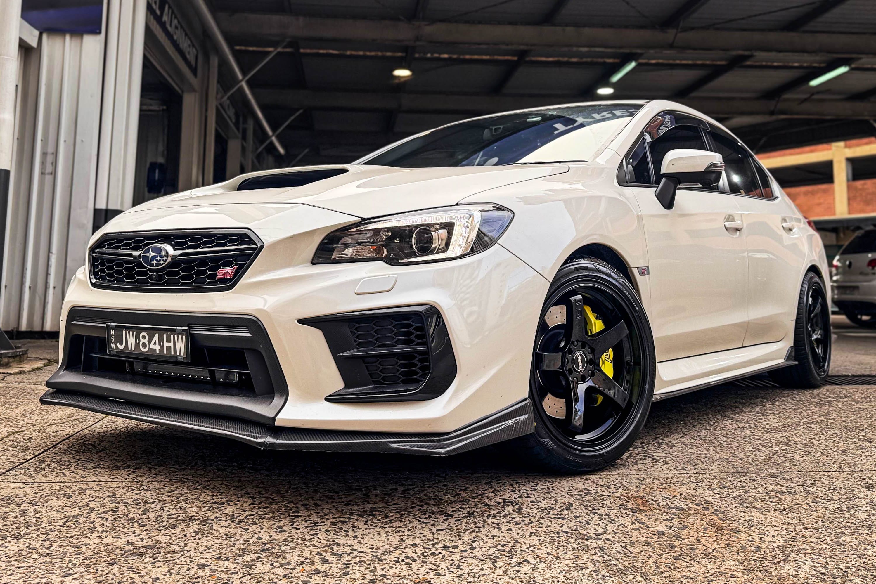 subaru wrx hussla gt full gloss black wheel #19709