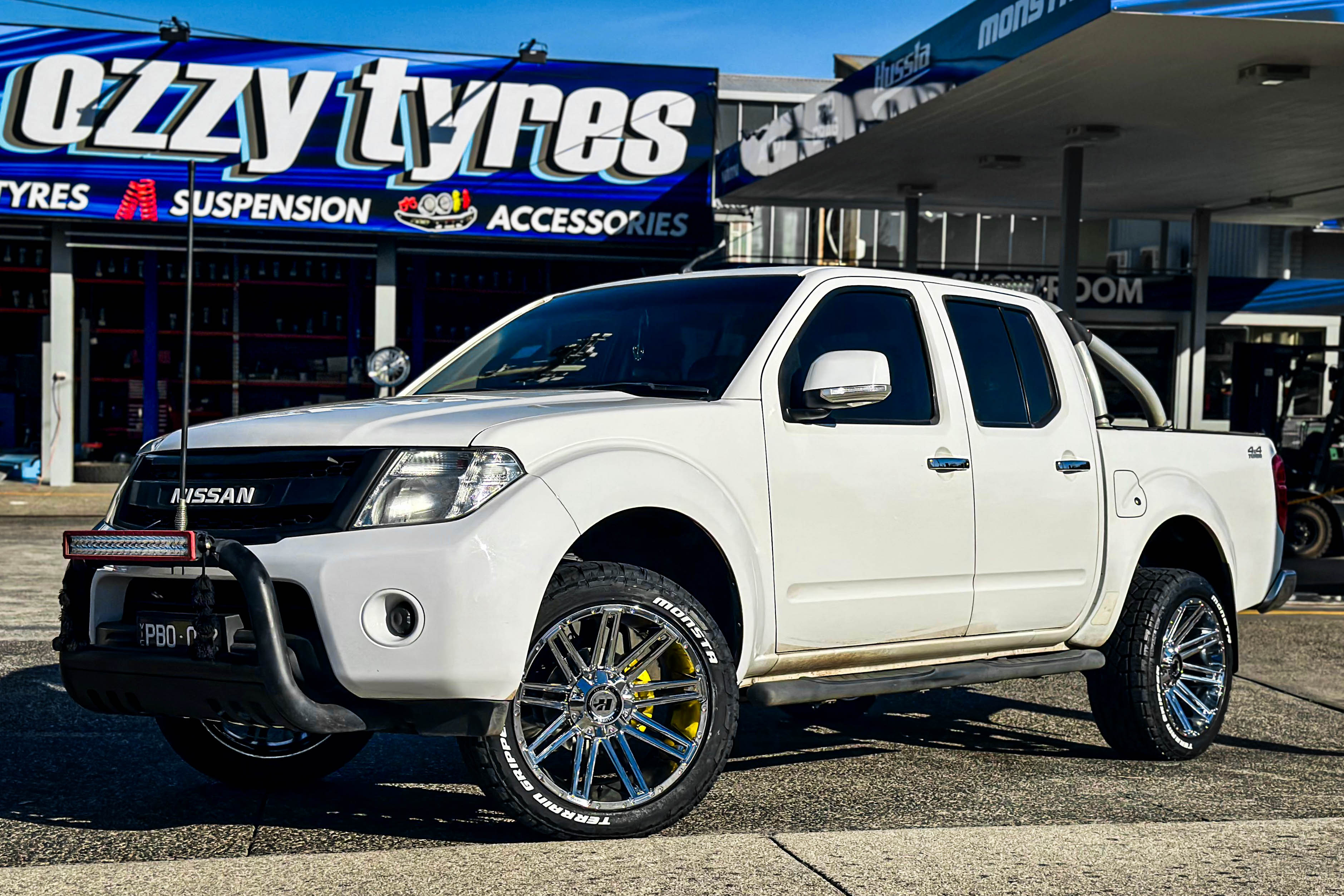 nissan navara hussla gav chrome wheel #19759