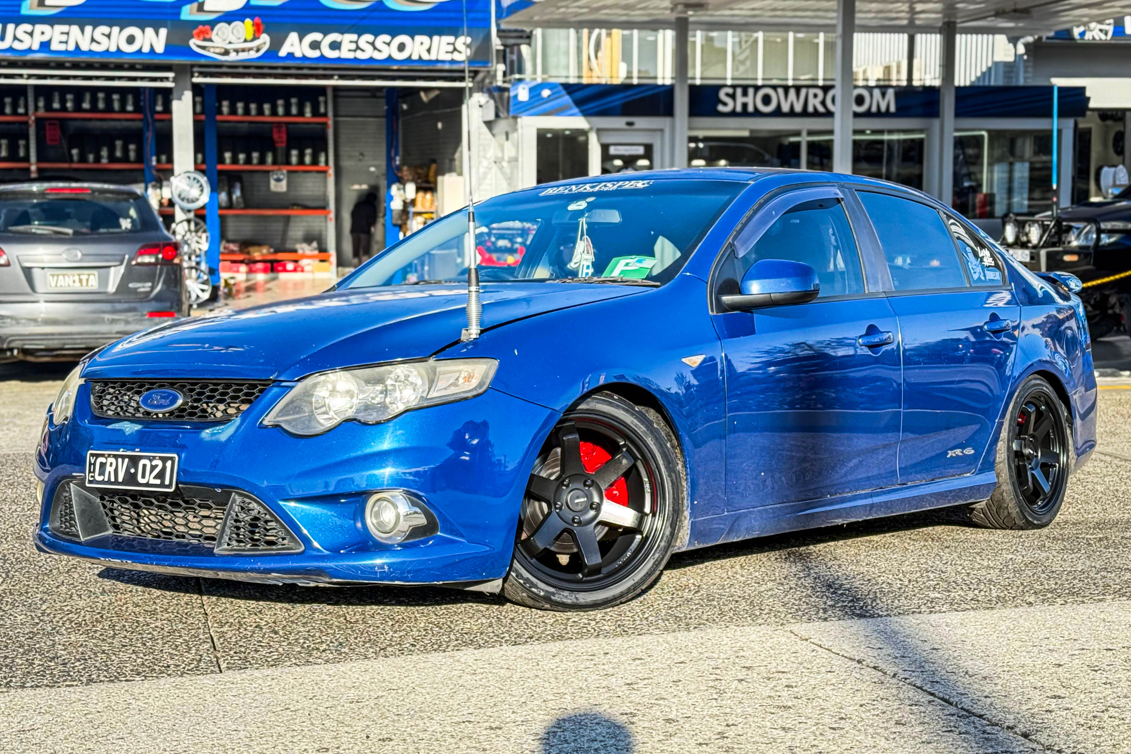 ford falcon avid av-06 matte black wheel #19813