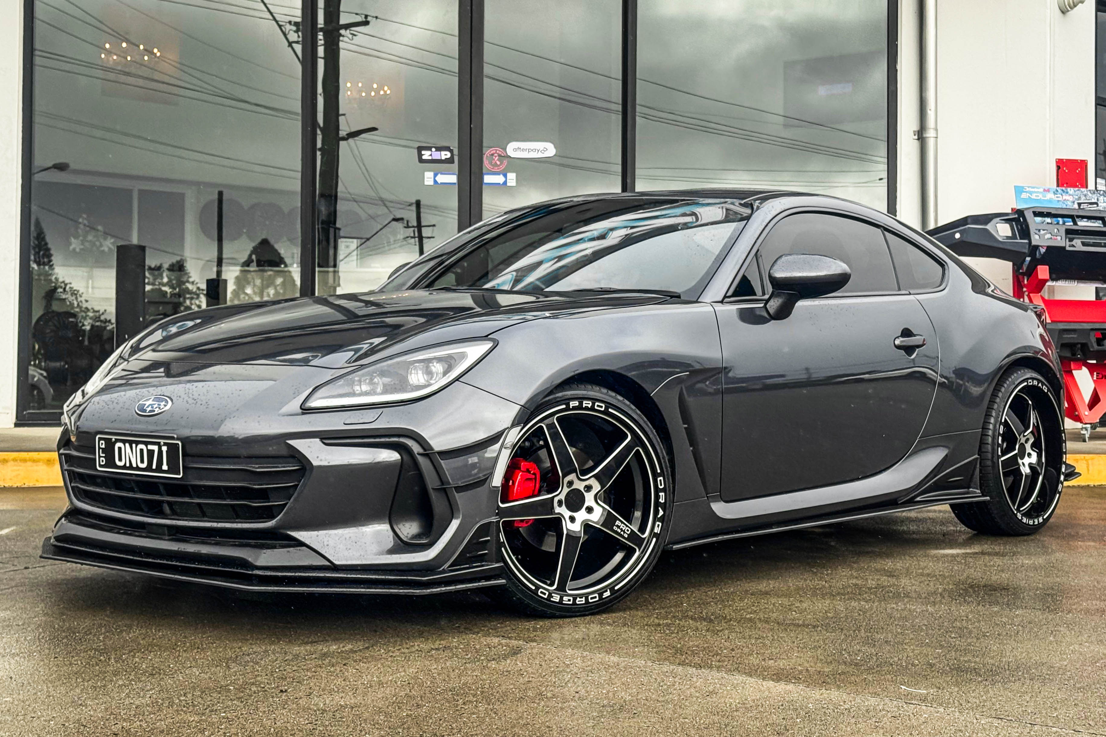 subaru brz pro drag pd1 black lip wheel #19841