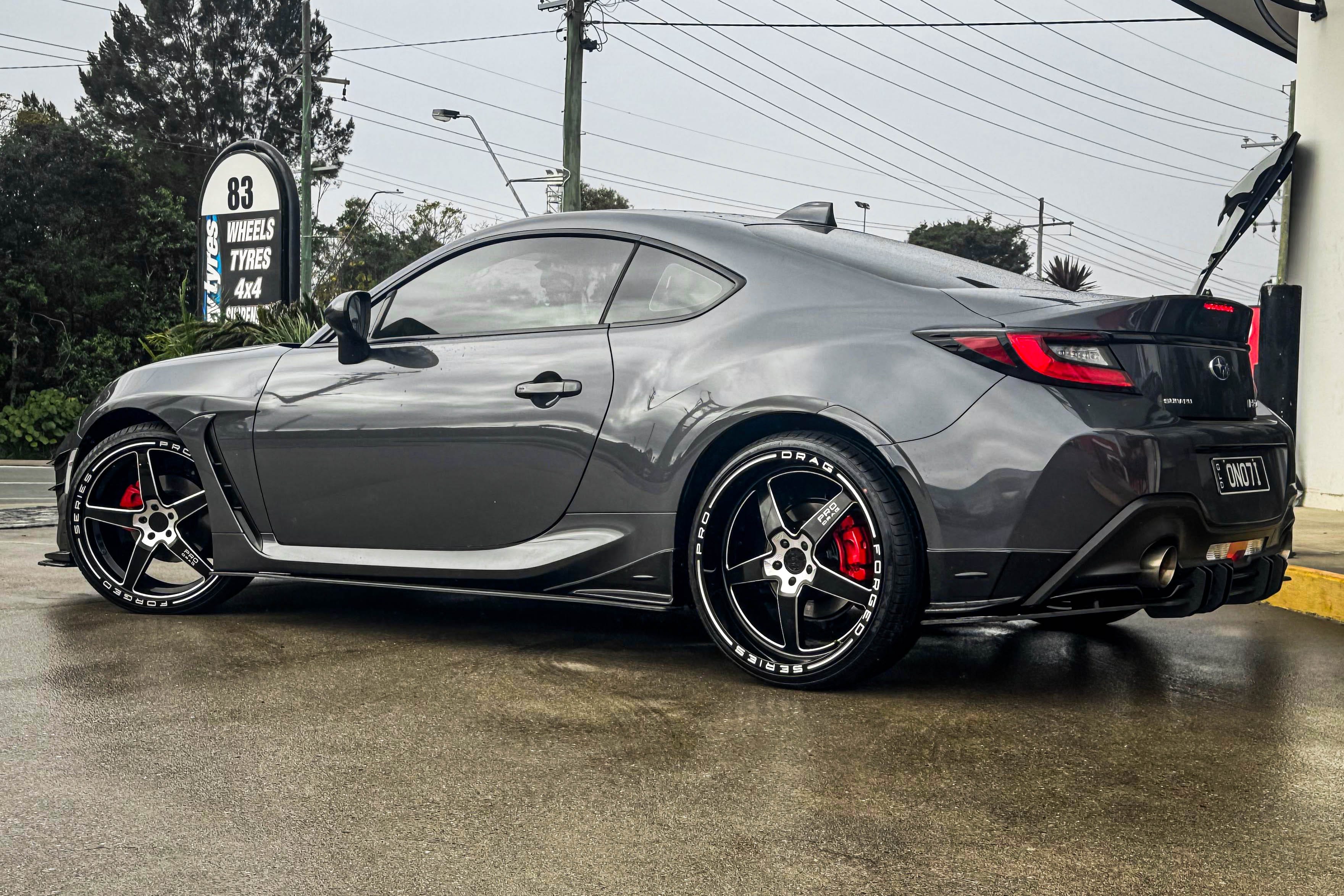 subaru brz pro drag pd1 black lip wheel #19841