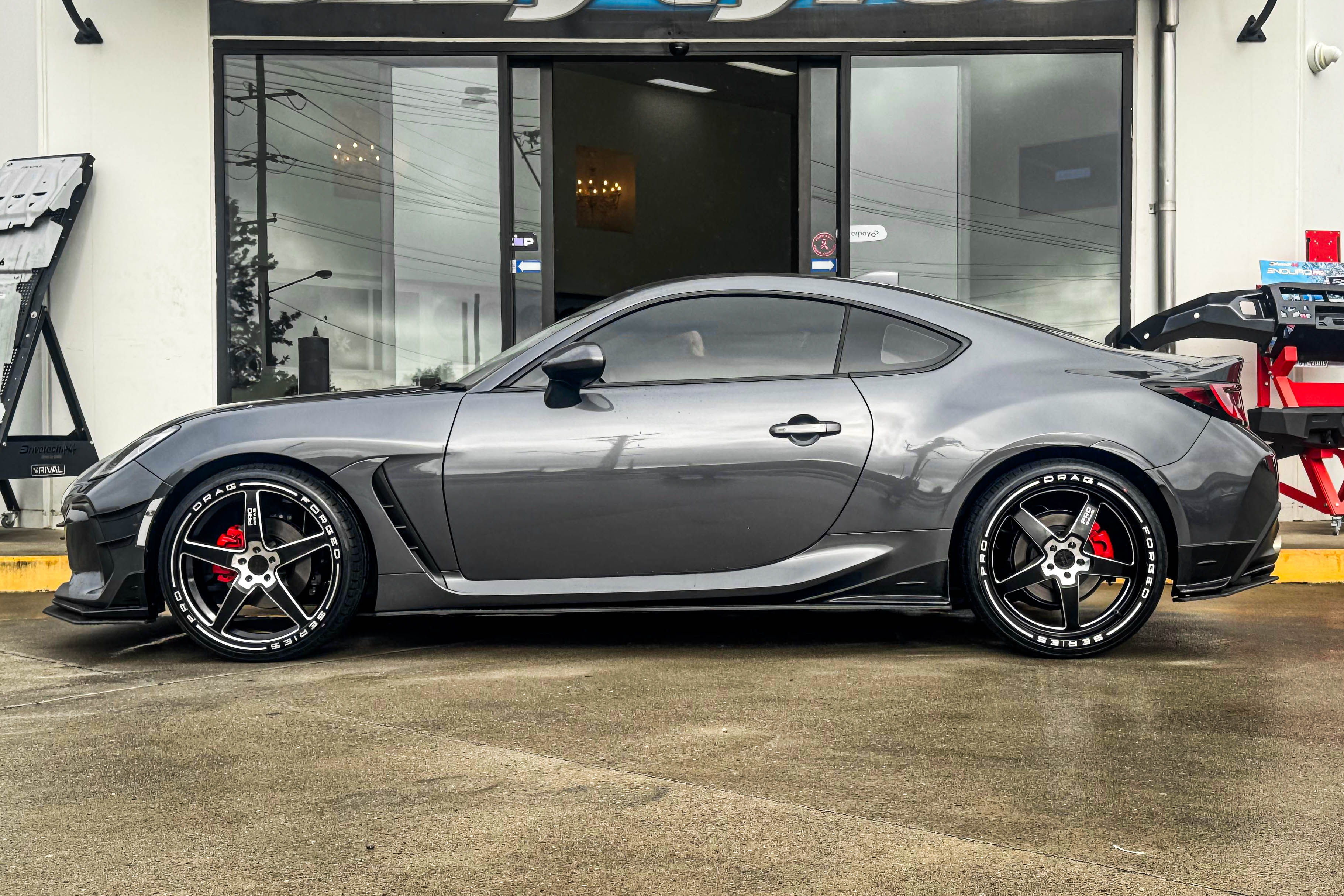 subaru brz pro drag pd1 black lip wheel #19841