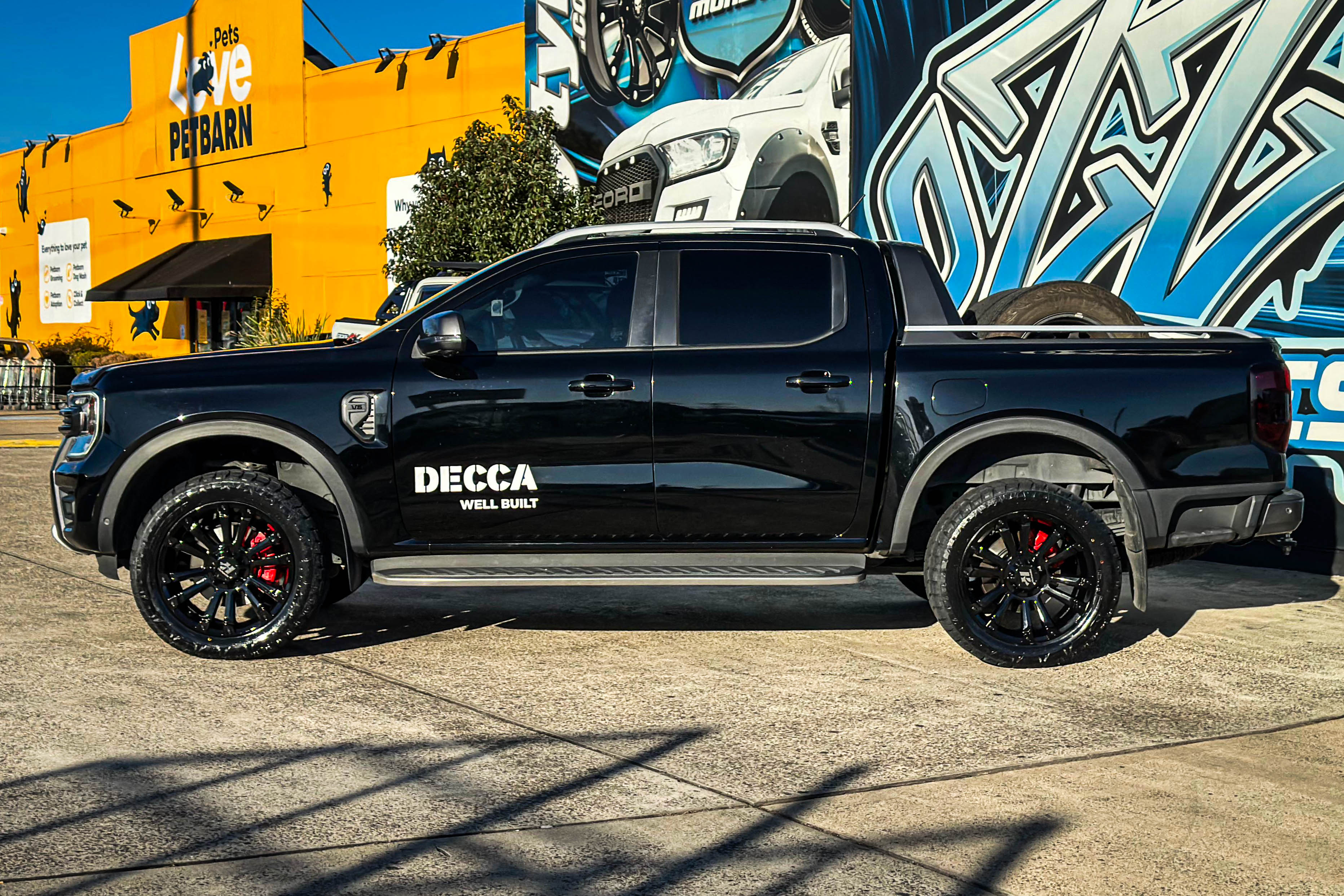 ford ranger next gen hussla ambush full gloss black wheel #19899
