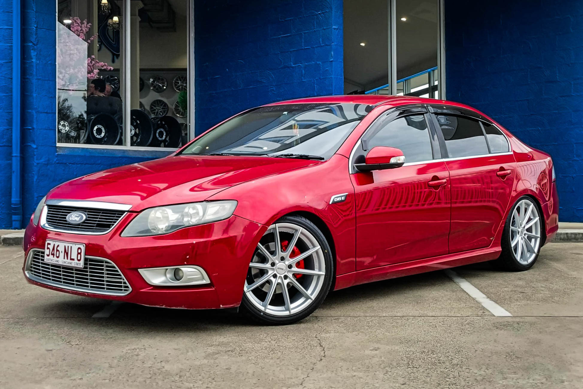 FORD FALCON HUSSLA MOZ BRIGHT SILVER Wheel #19943