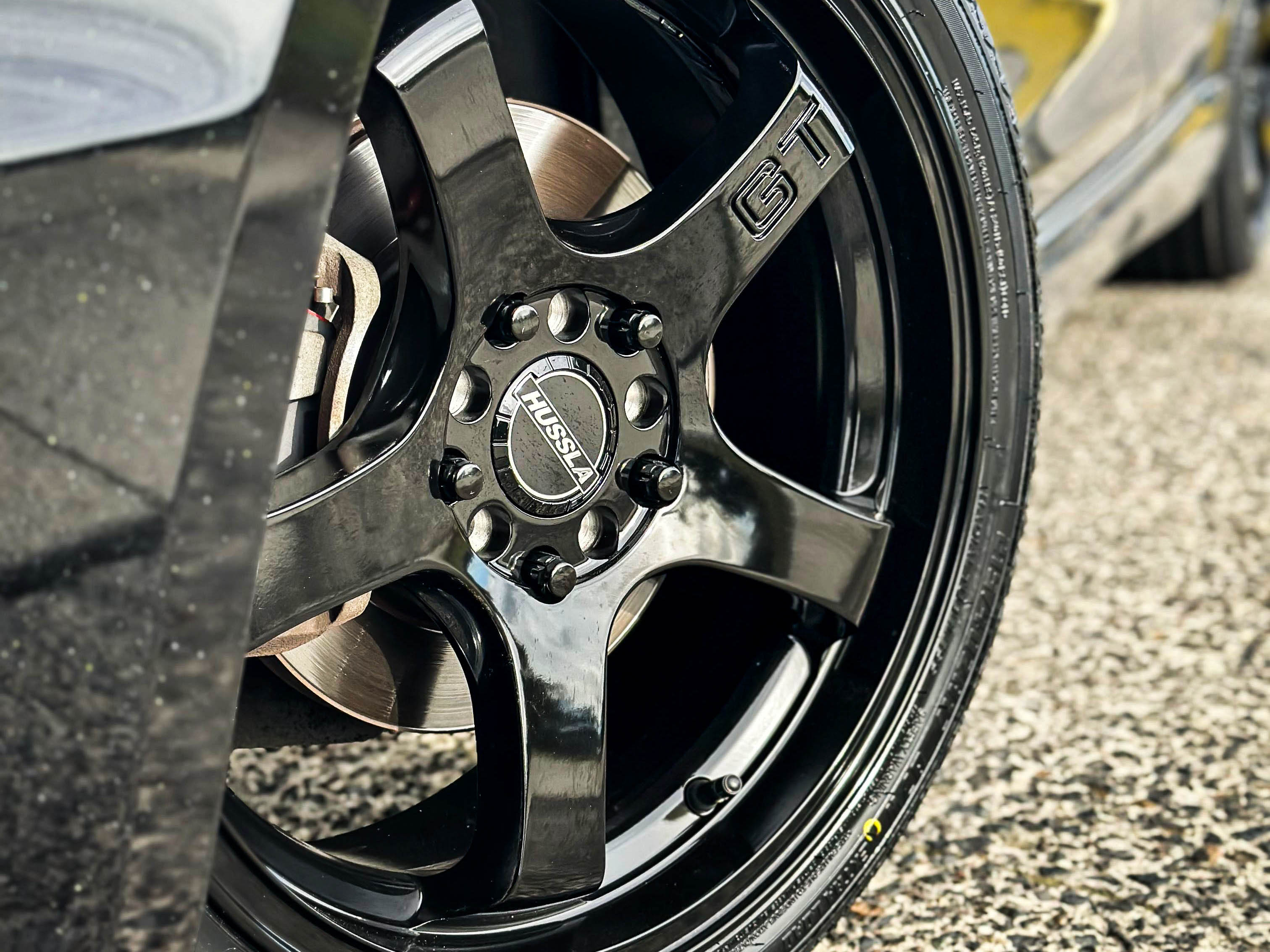 suzuki swift hussla gt full gloss black wheel #20023
