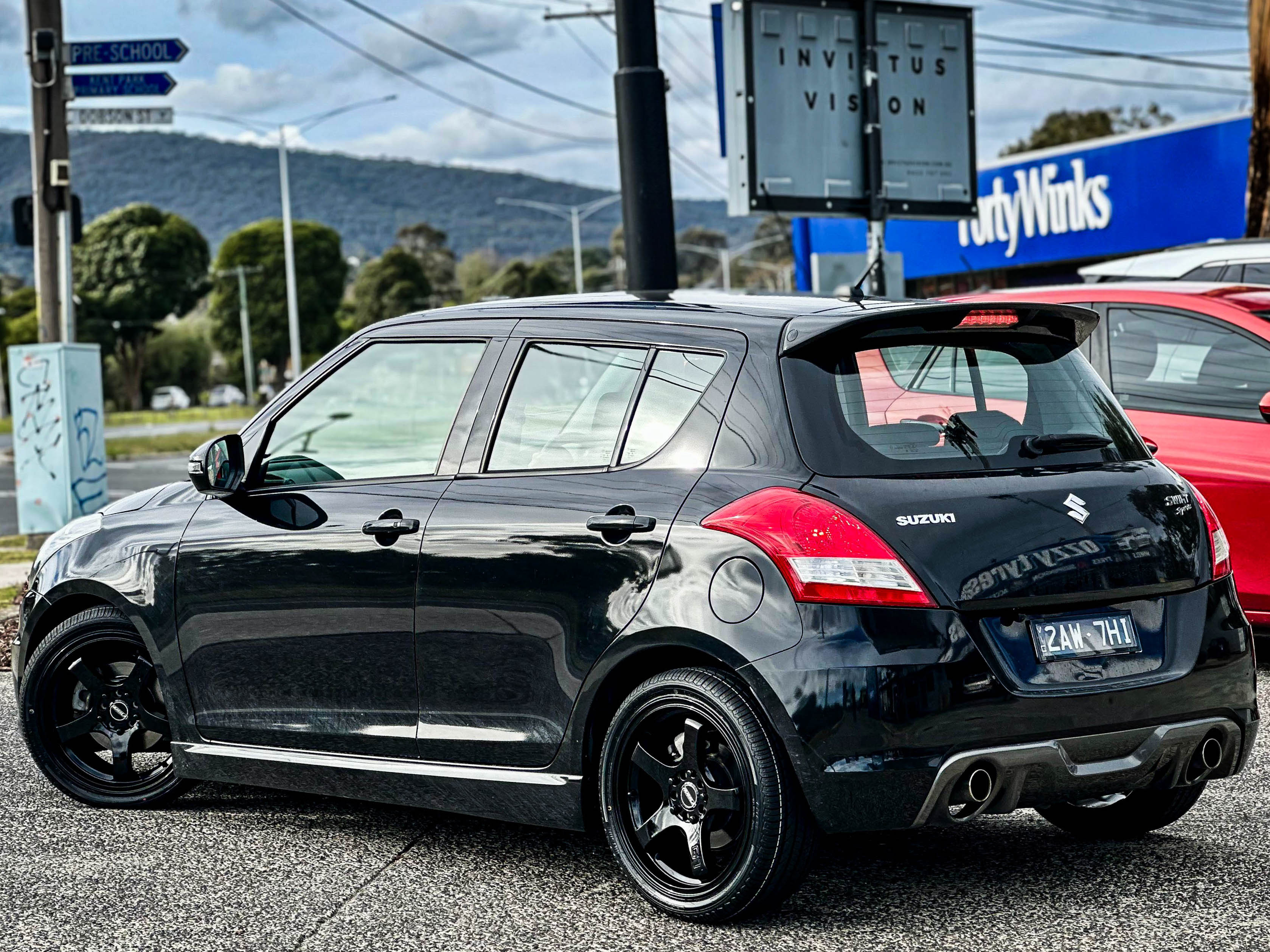suzuki swift hussla gt full gloss black wheel #20023