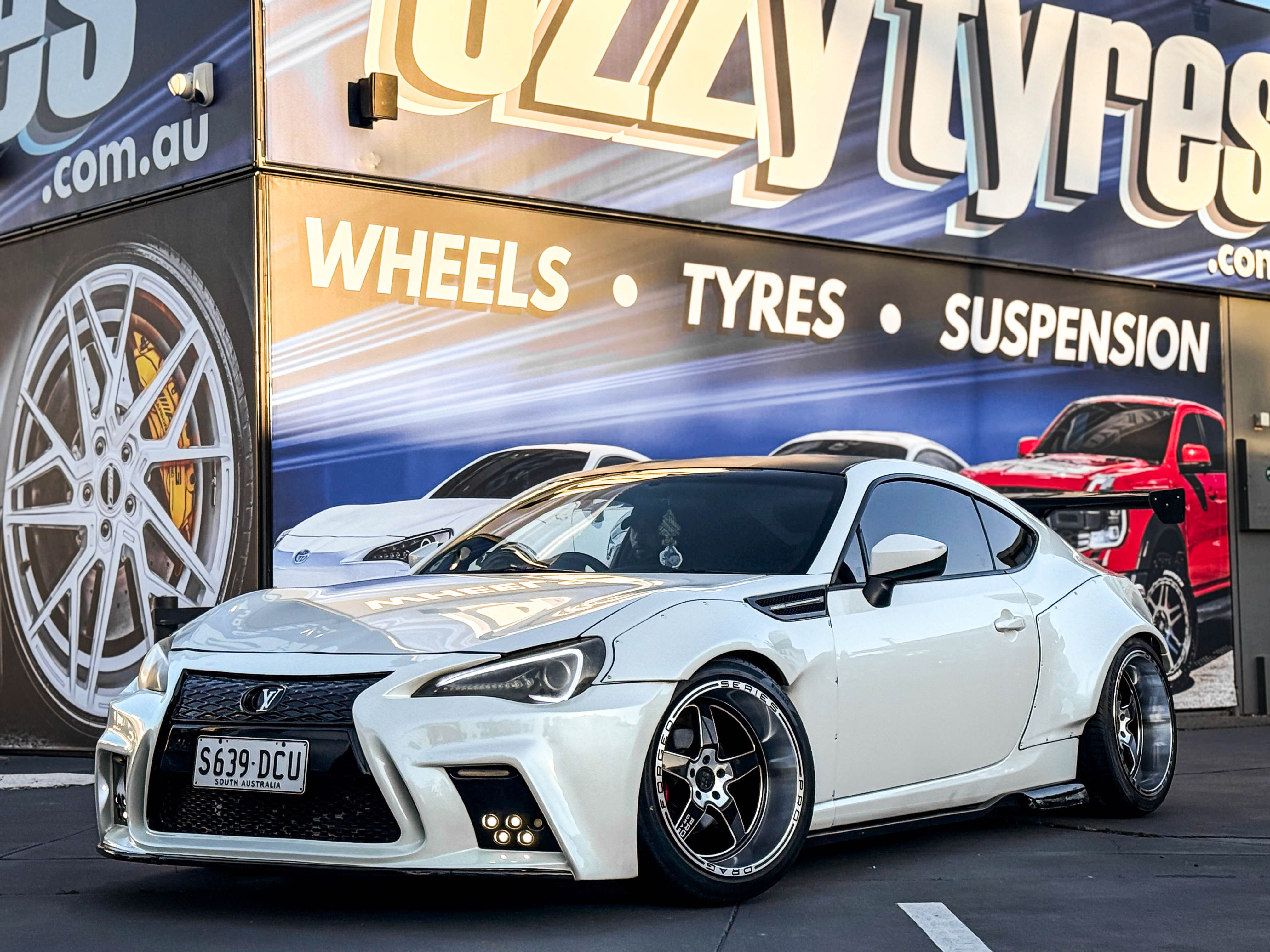toyota 86 pro drag pd1 machined lip wheel #20026