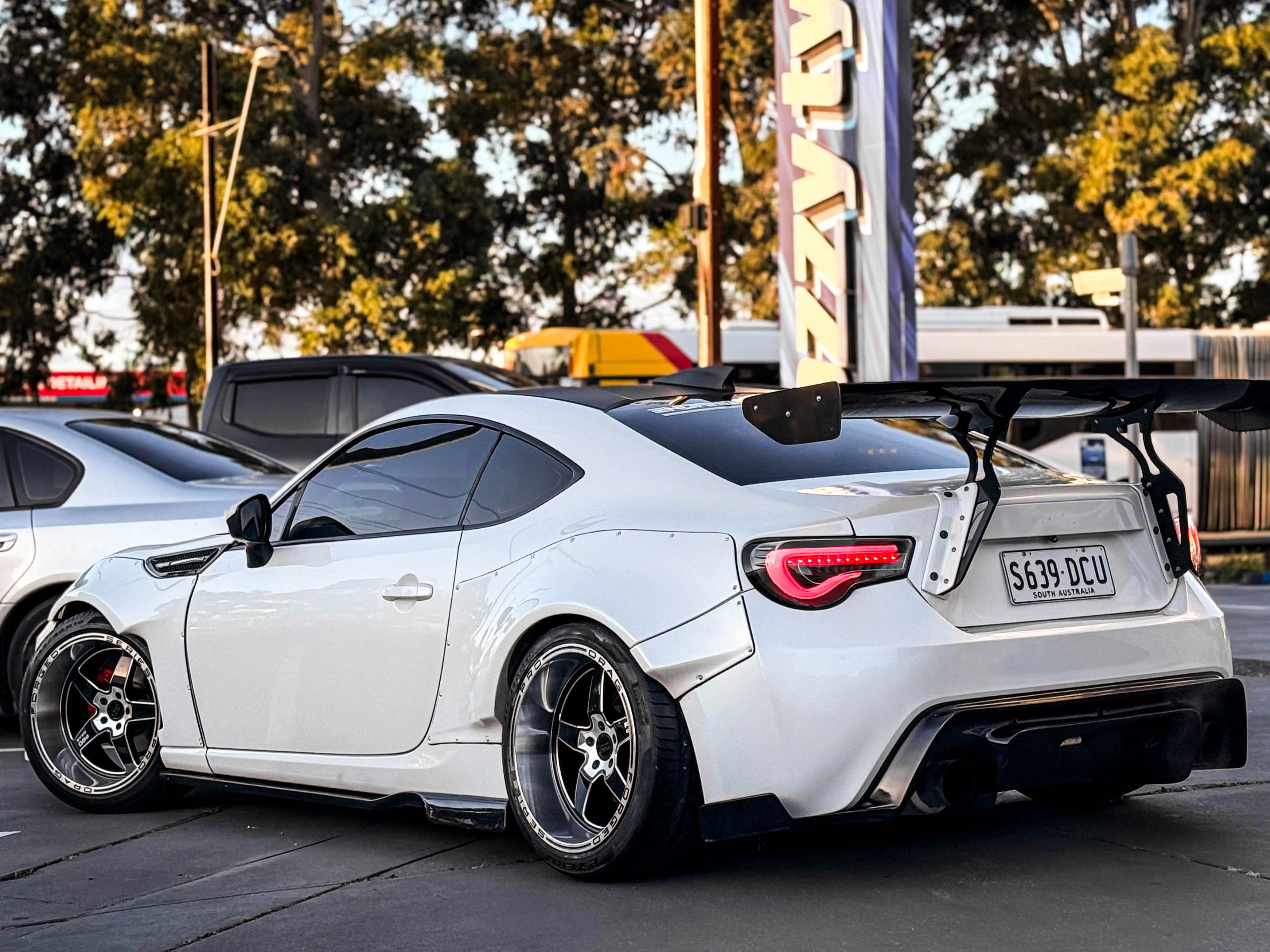 toyota 86 pro drag pd1 machined lip wheel #20026