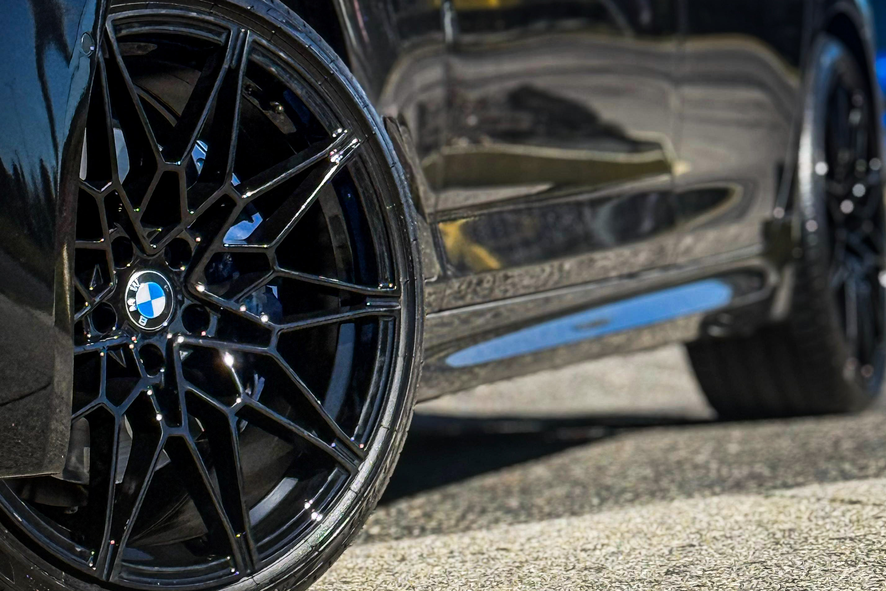 bmw 5 series euro spec replica web 877 gloss black wheel #20055