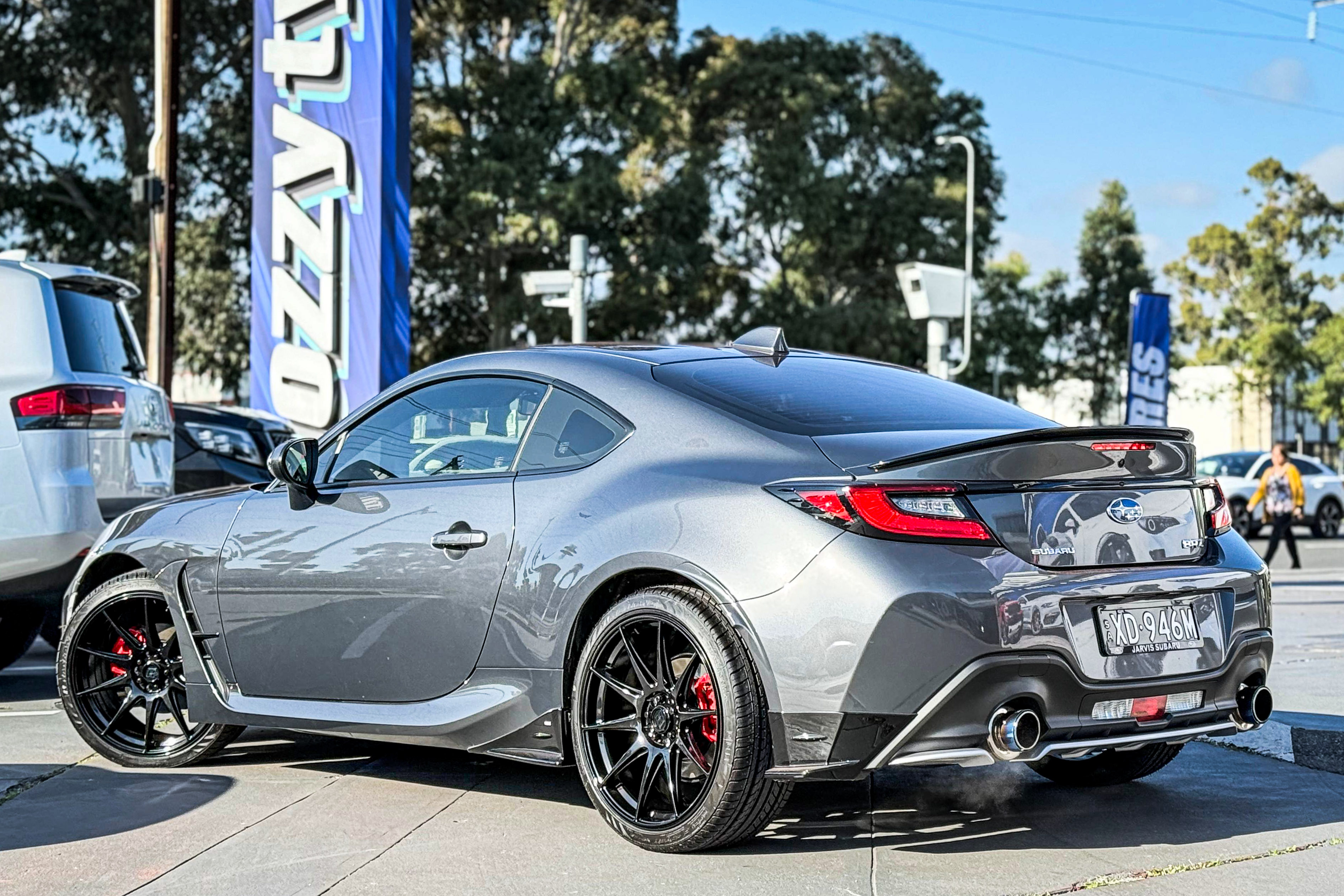 subaru brz hussla 027 gloss black wheel #20108