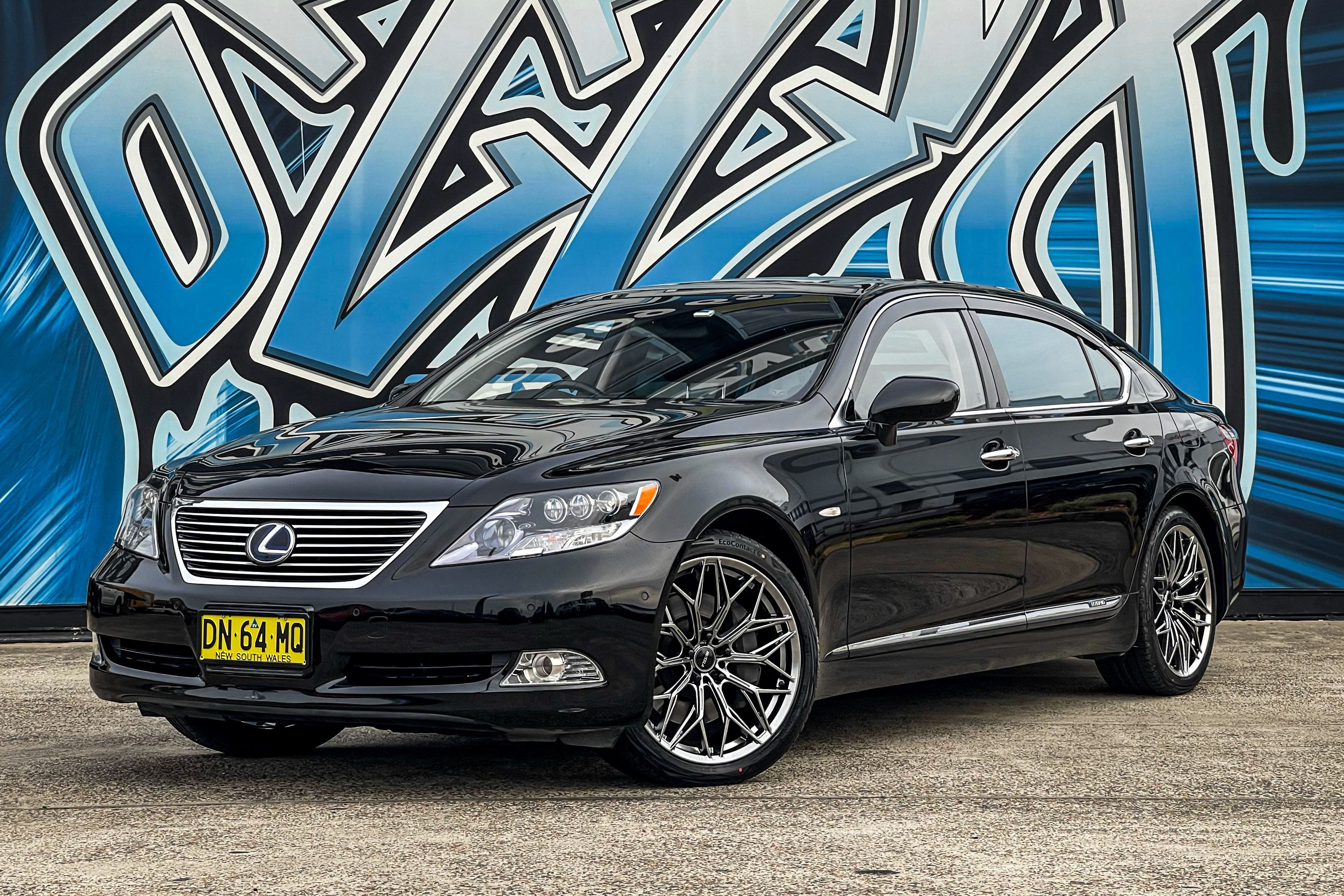 lexus ls hussla lamine hyper black wheel #20144