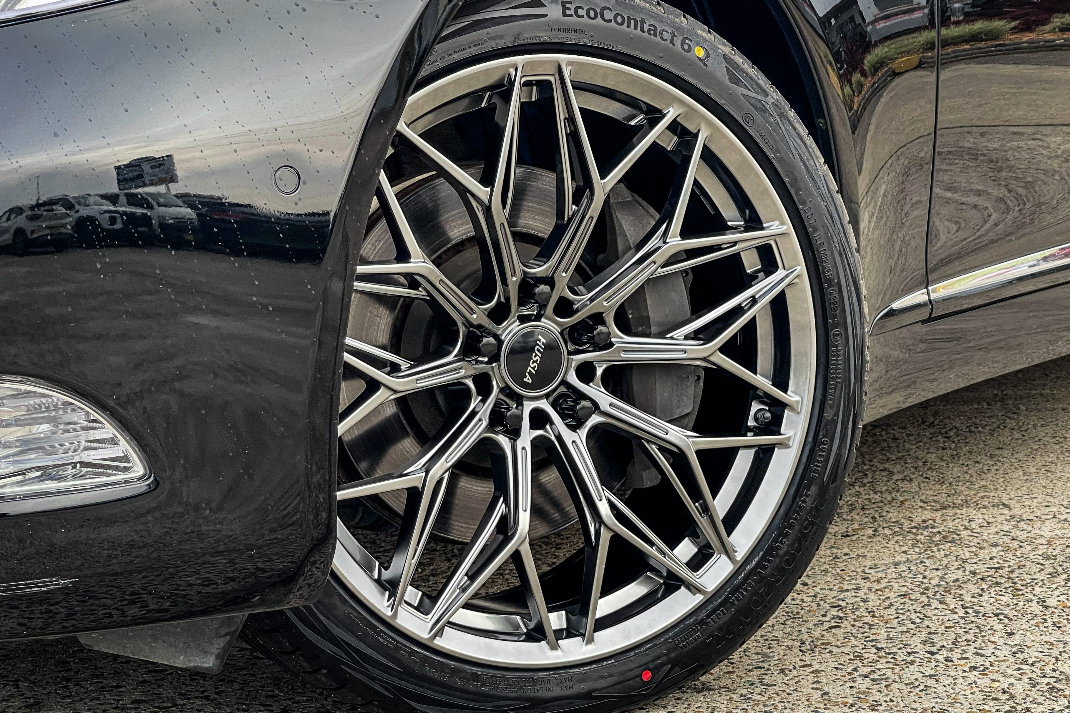 lexus ls hussla lamine hyper black wheel #20144