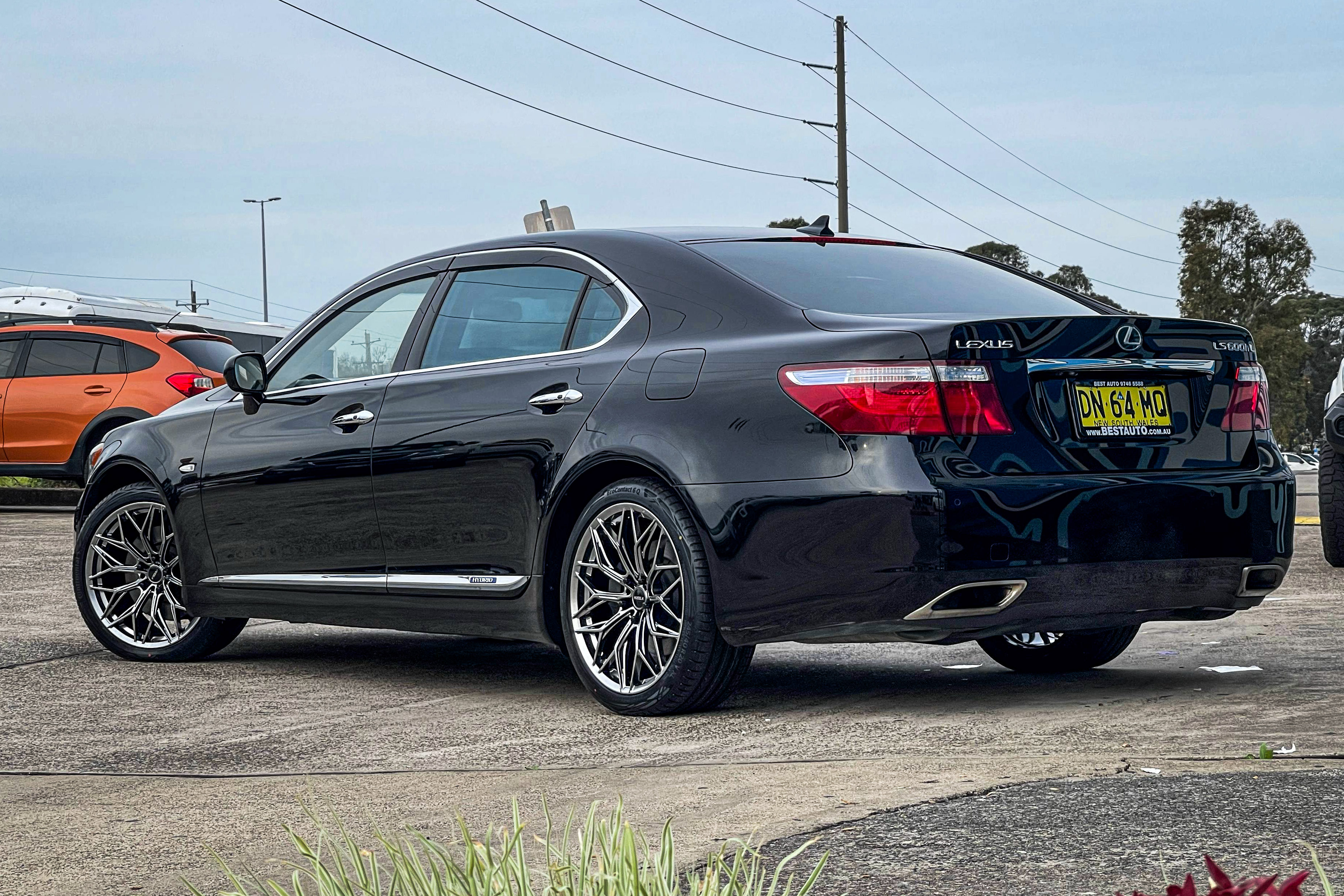 lexus ls hussla lamine hyper black wheel #20144