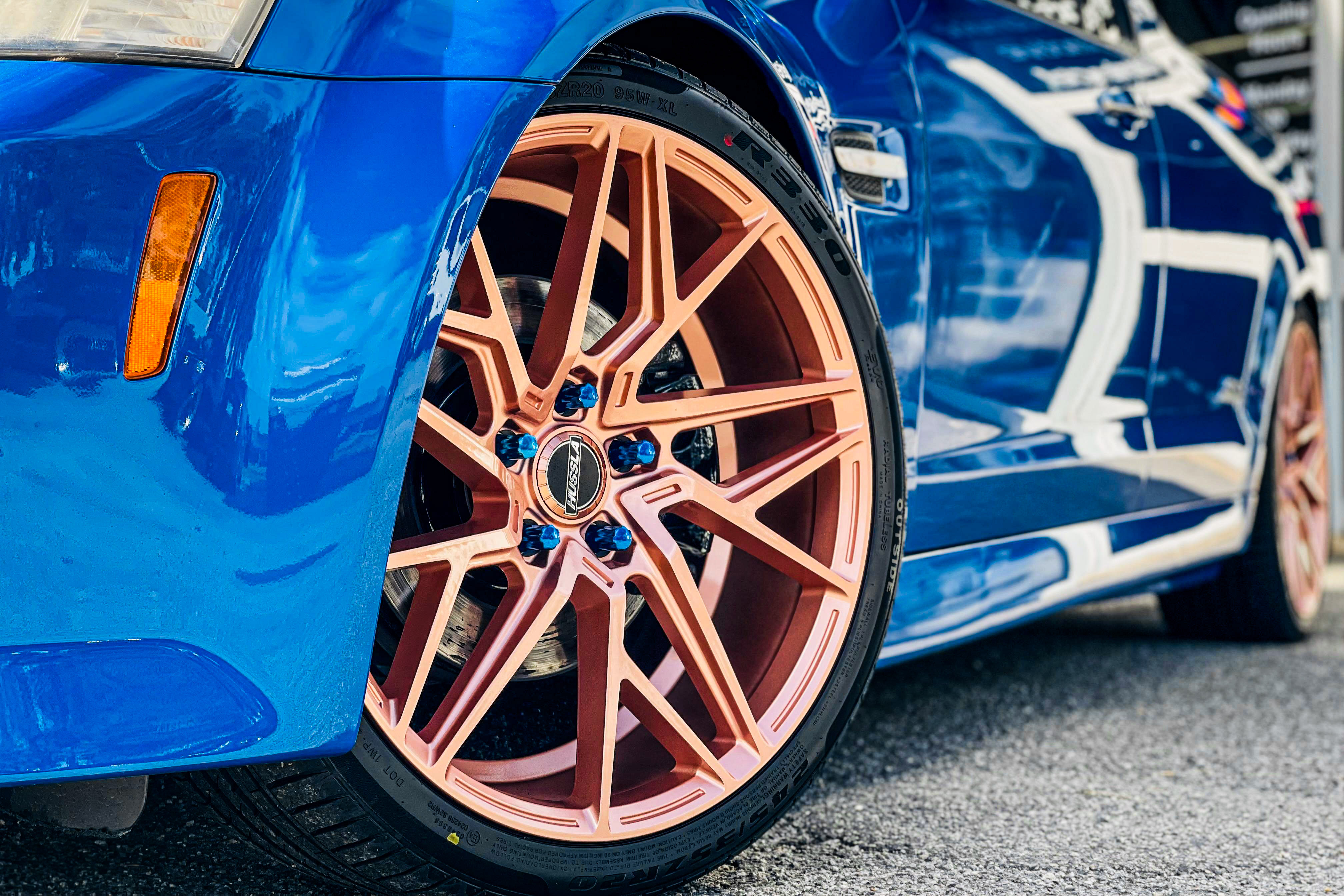 holden commodore ute hussla jacques rose gold wheel #20176