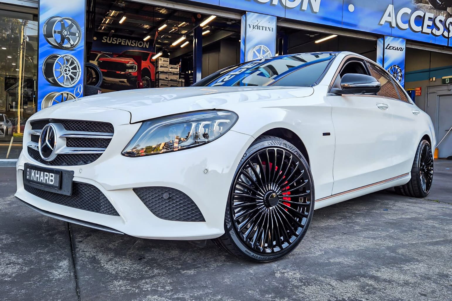 MERCEDES-BENZ C-CLASS HUSSLA DUBAI GLOSS BLACK Wheel #20201