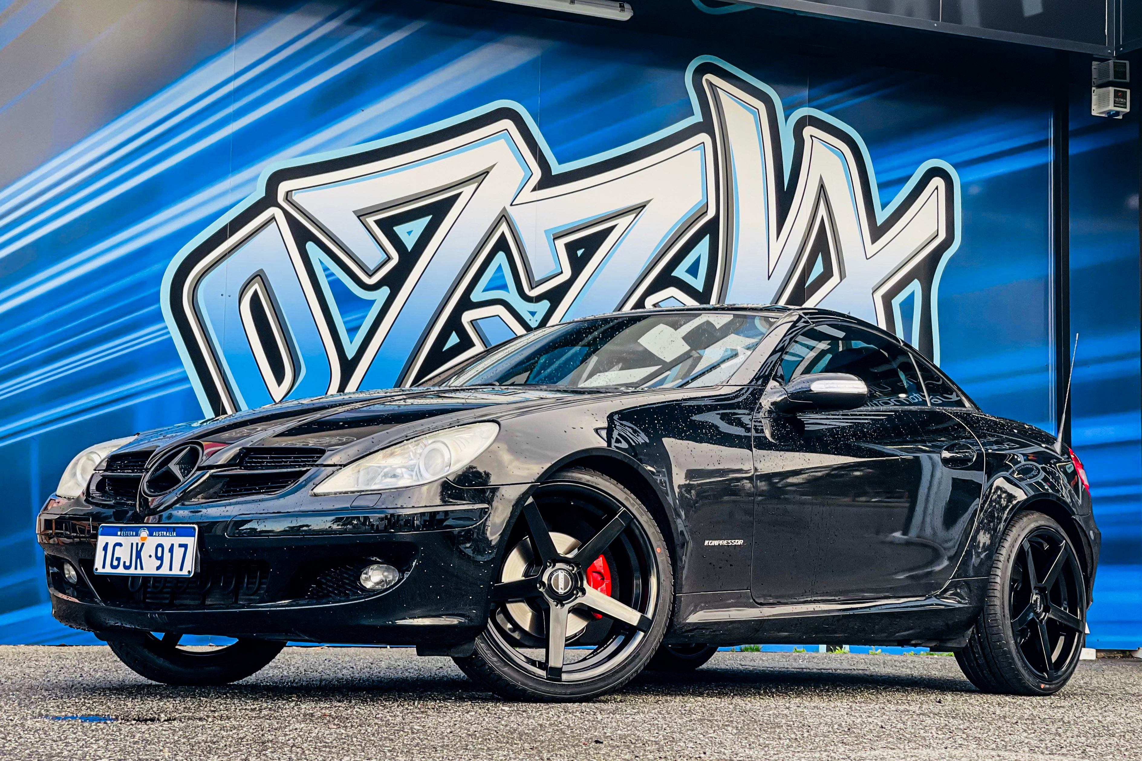 MERCEDES-BENZ SLK-CLASS HUSSLA ZANE GLOSS BLACK Wheel #20205