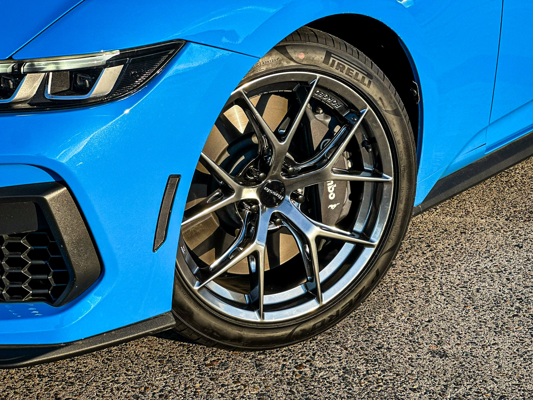 ford mustang hussla forged b6 diamond black wheel #20212