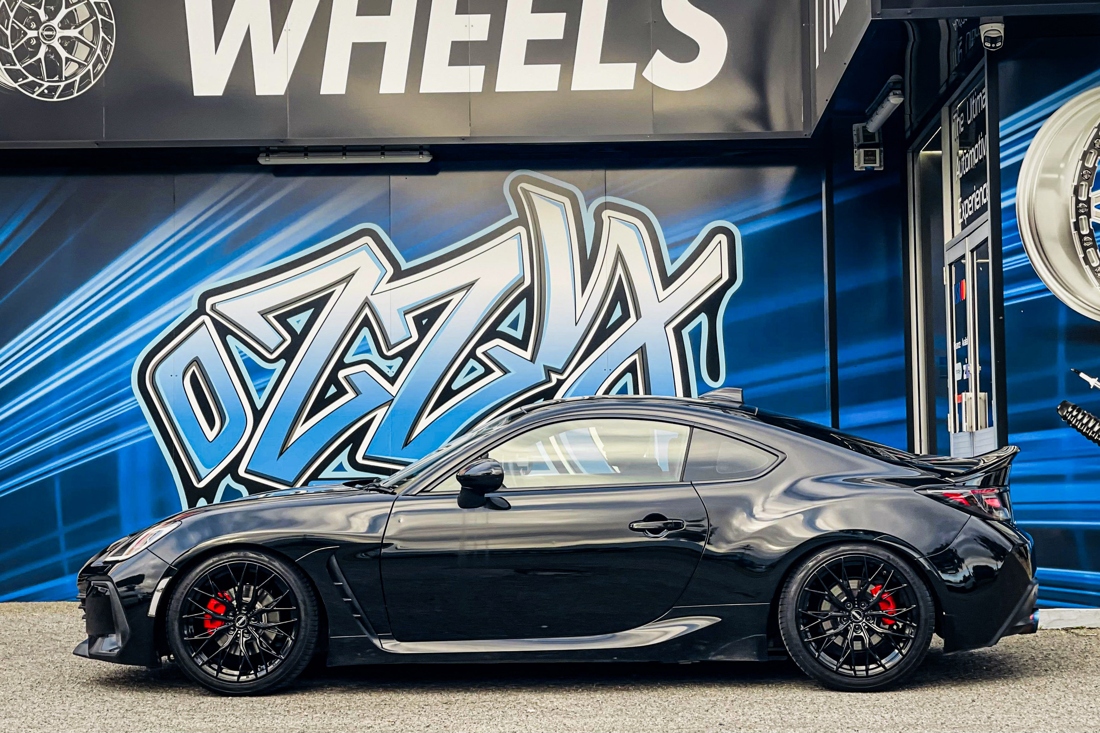 subaru brz hussla rizz gloss black wheel #20237