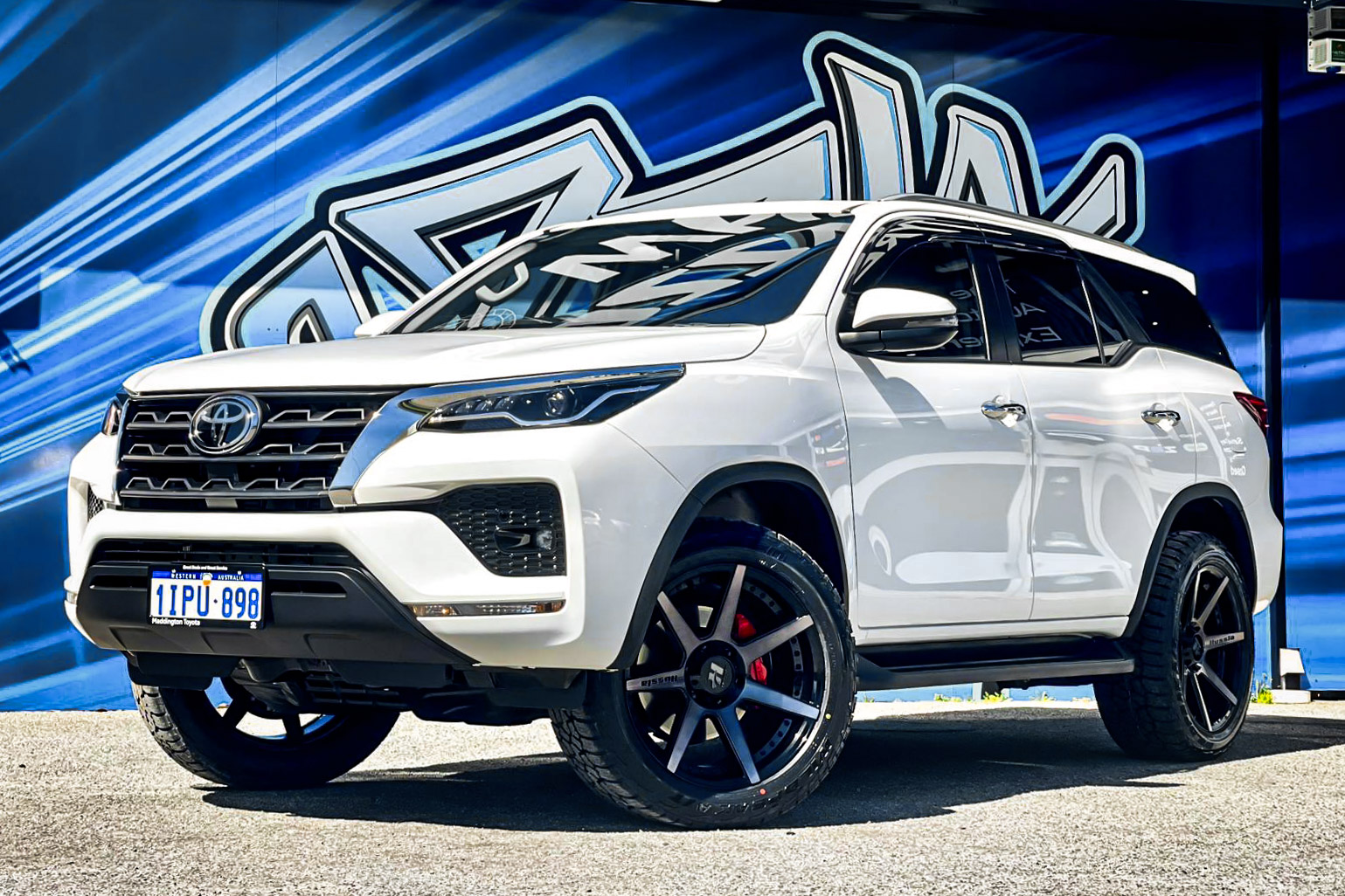 toyota fortuner hussla dynasty super dark tint wheel #20295
