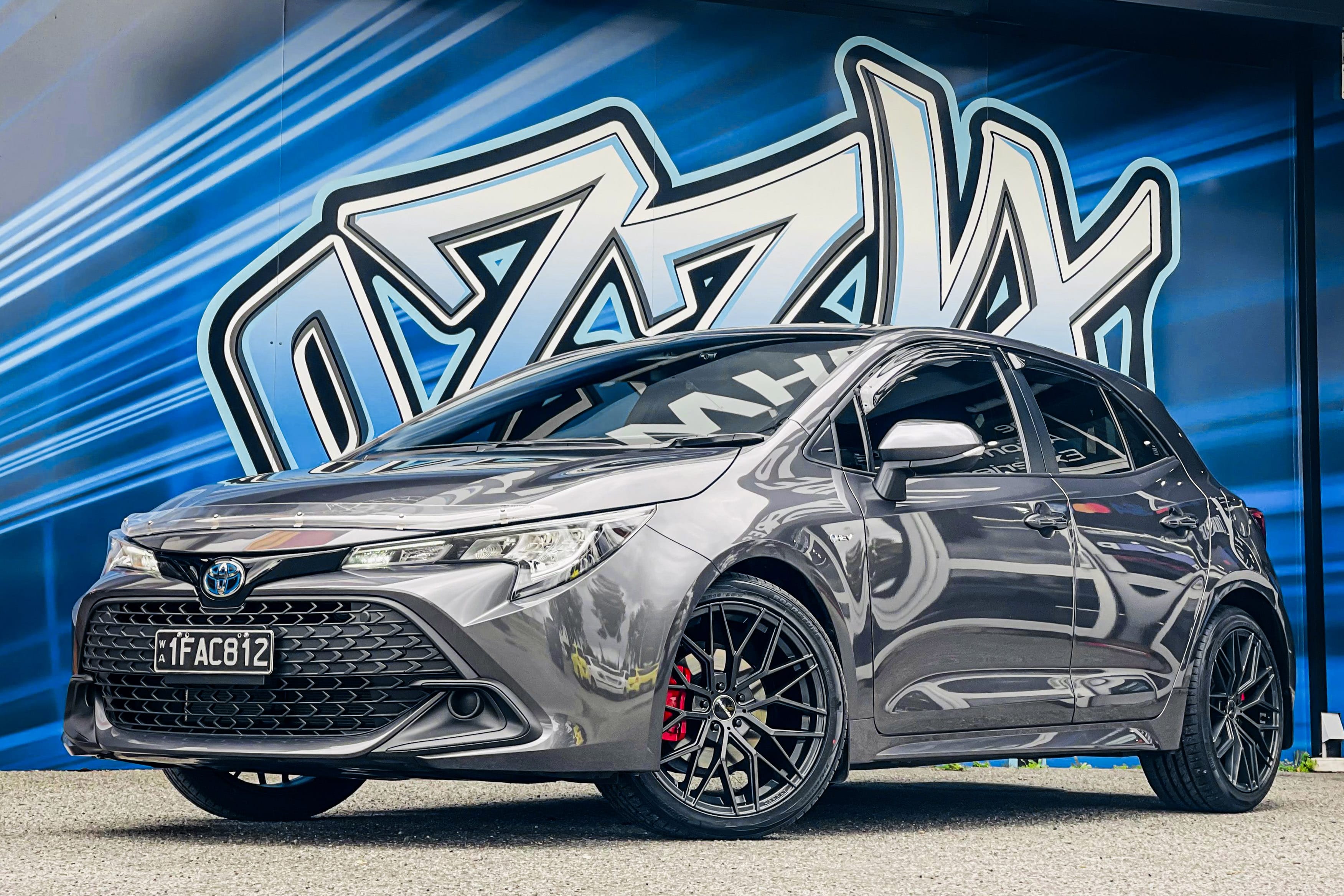 toyota corolla hussla london gunmetal grey wheel #20453