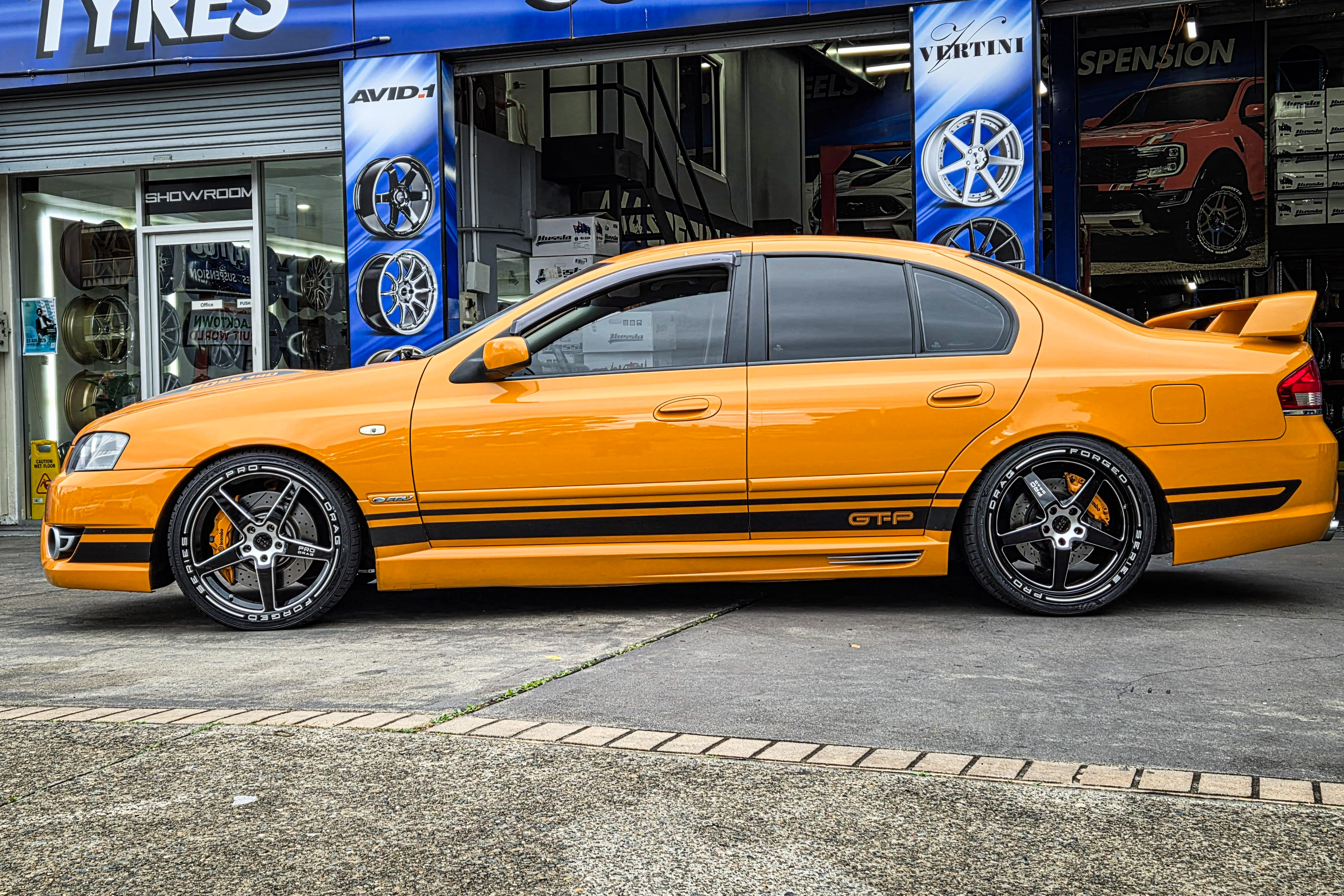 ford falcon pro drag pd1 black lip wheel #20477