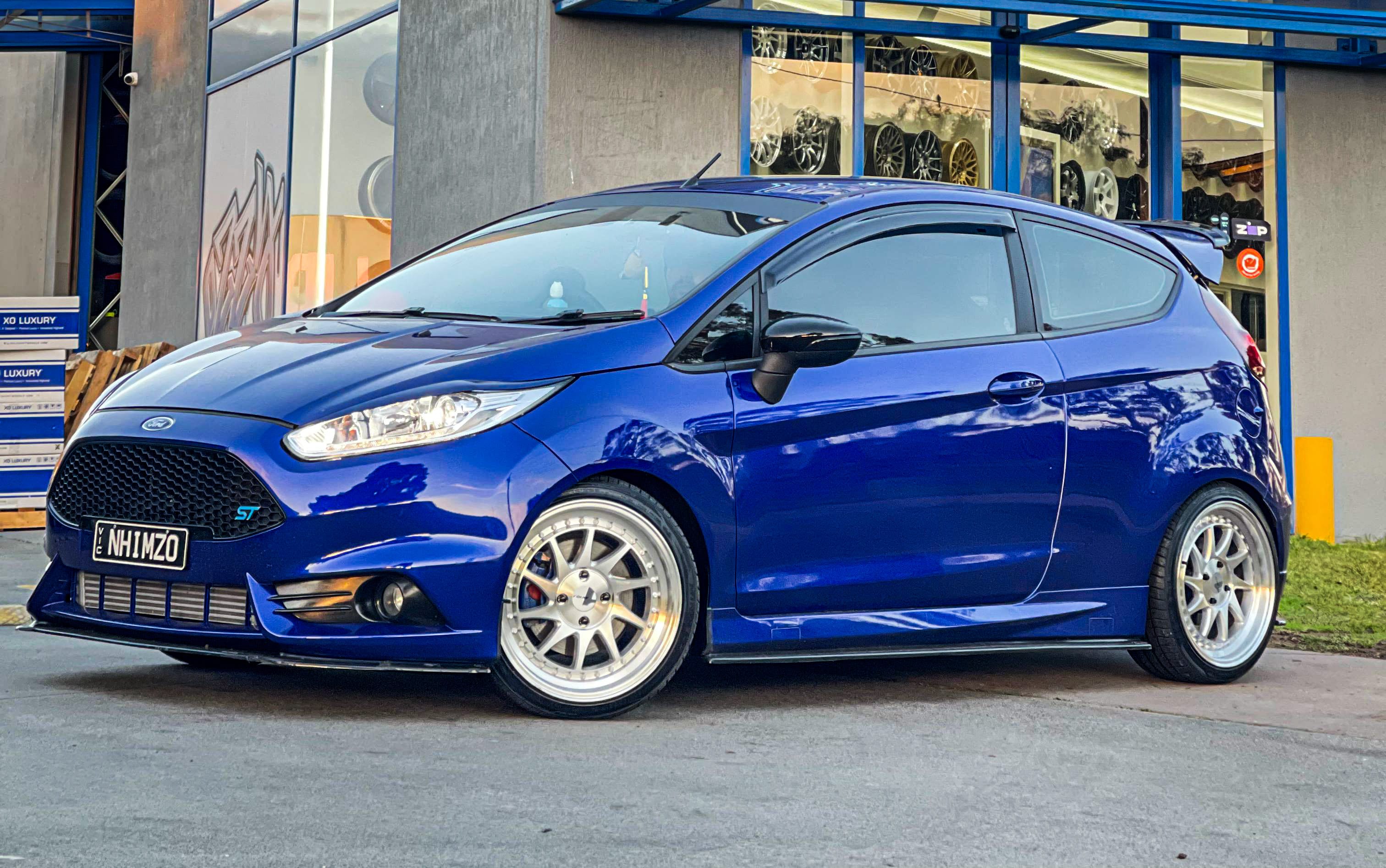 ford fiesta avid av-56 machined silver wheel #20480