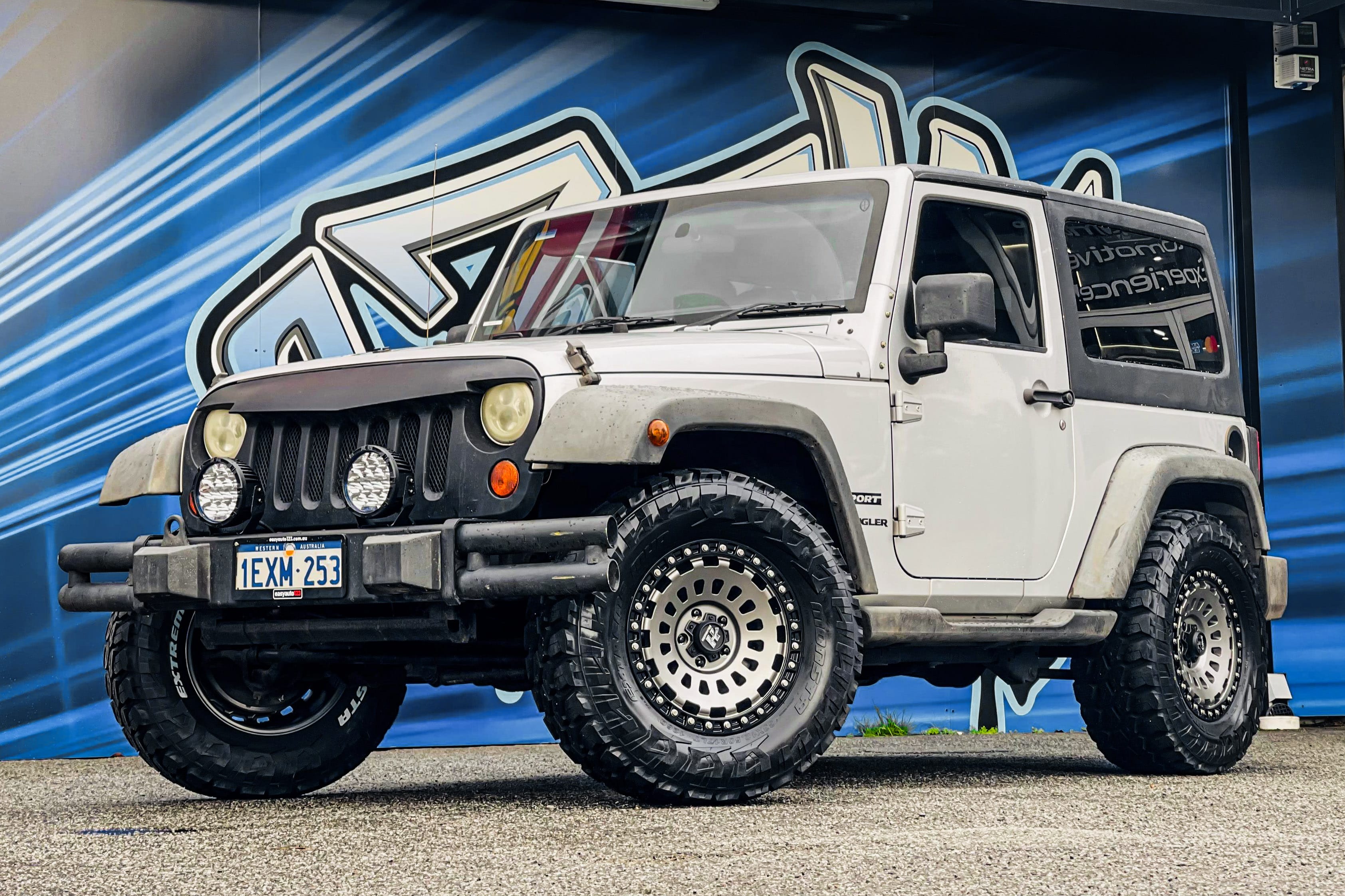 jeep wrangler hussla strikeforce matte grey wheel #20516