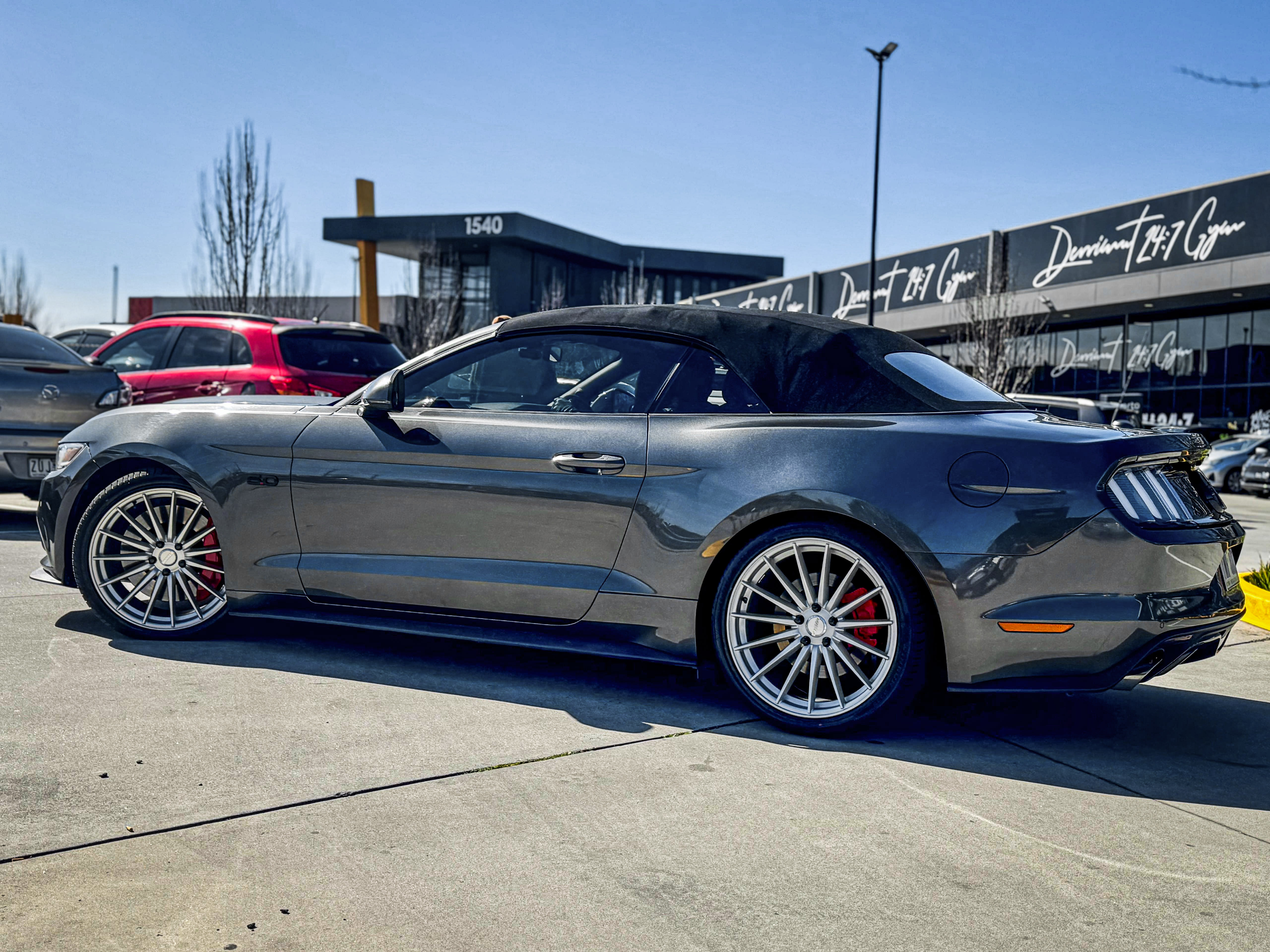 ford mustang hussla berlin bright silver wheel #20565