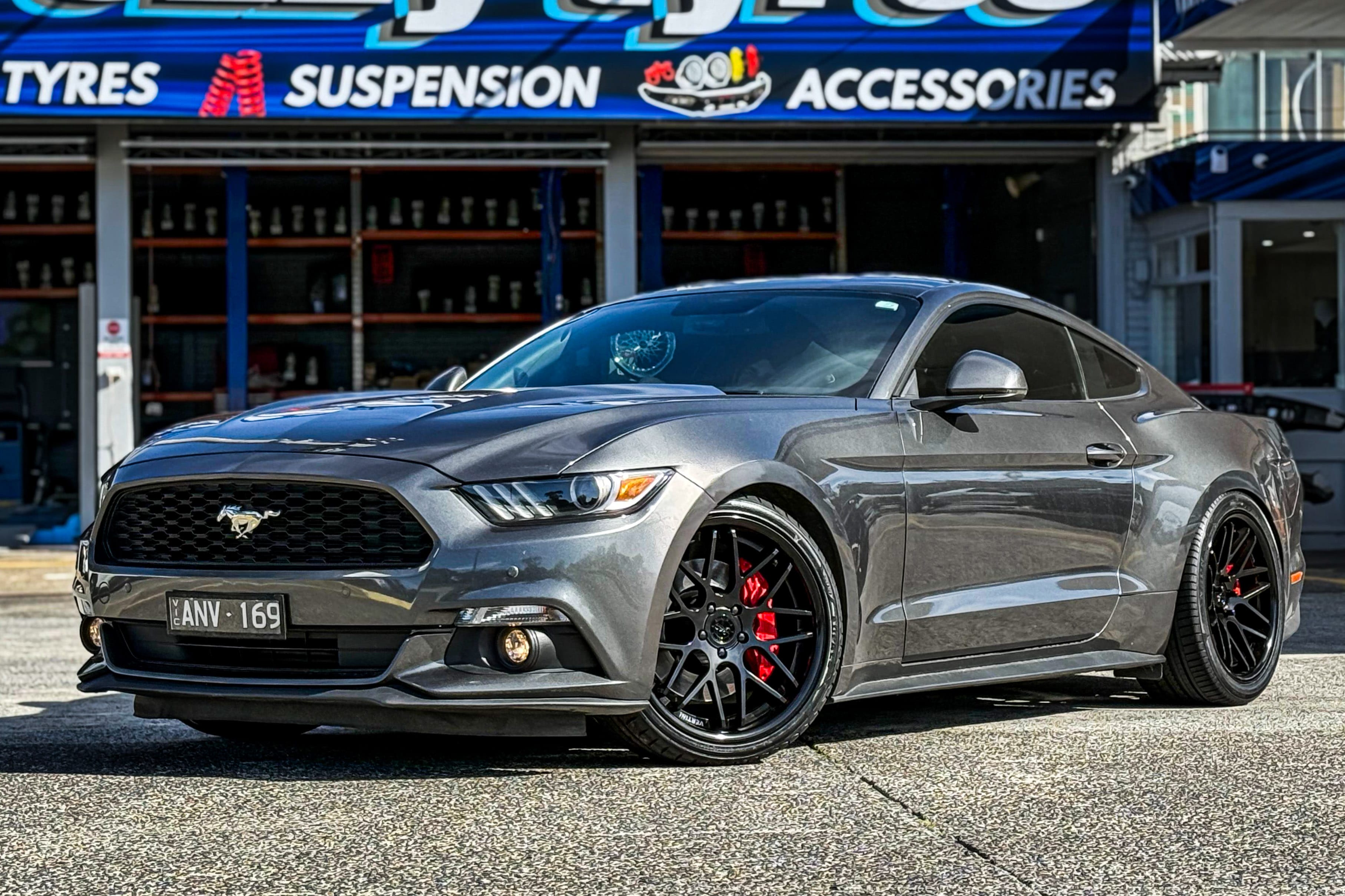 ford mustang vertini magic matte black wheel #20566