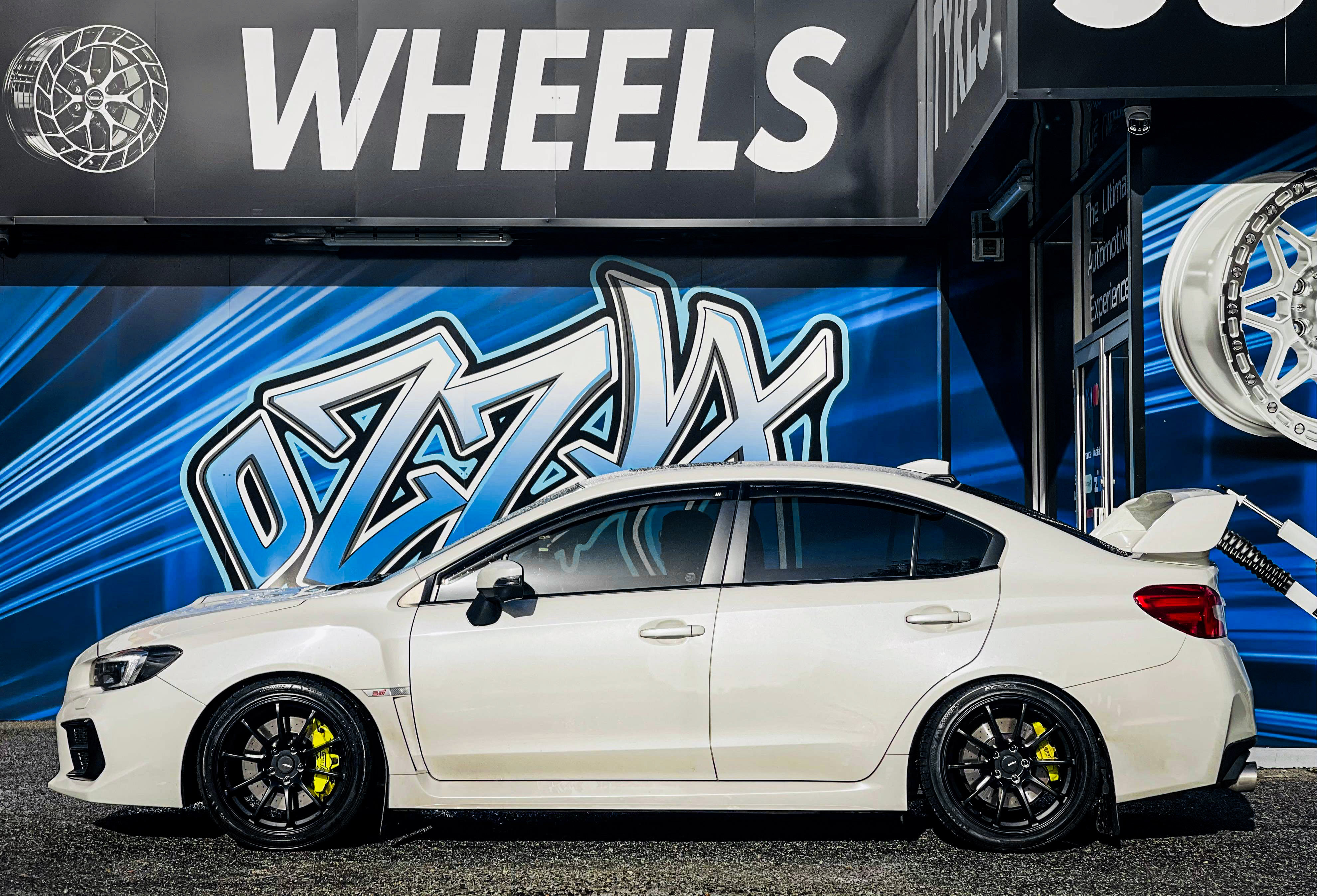 subaru wrx avid av-27 matte black wheel #20575