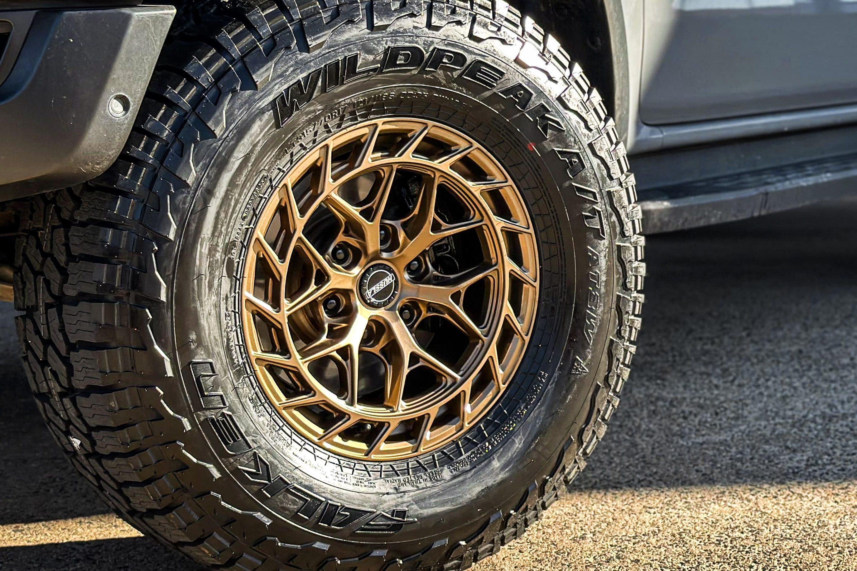 ford ranger hussla gunner copper bronze wheel #20603