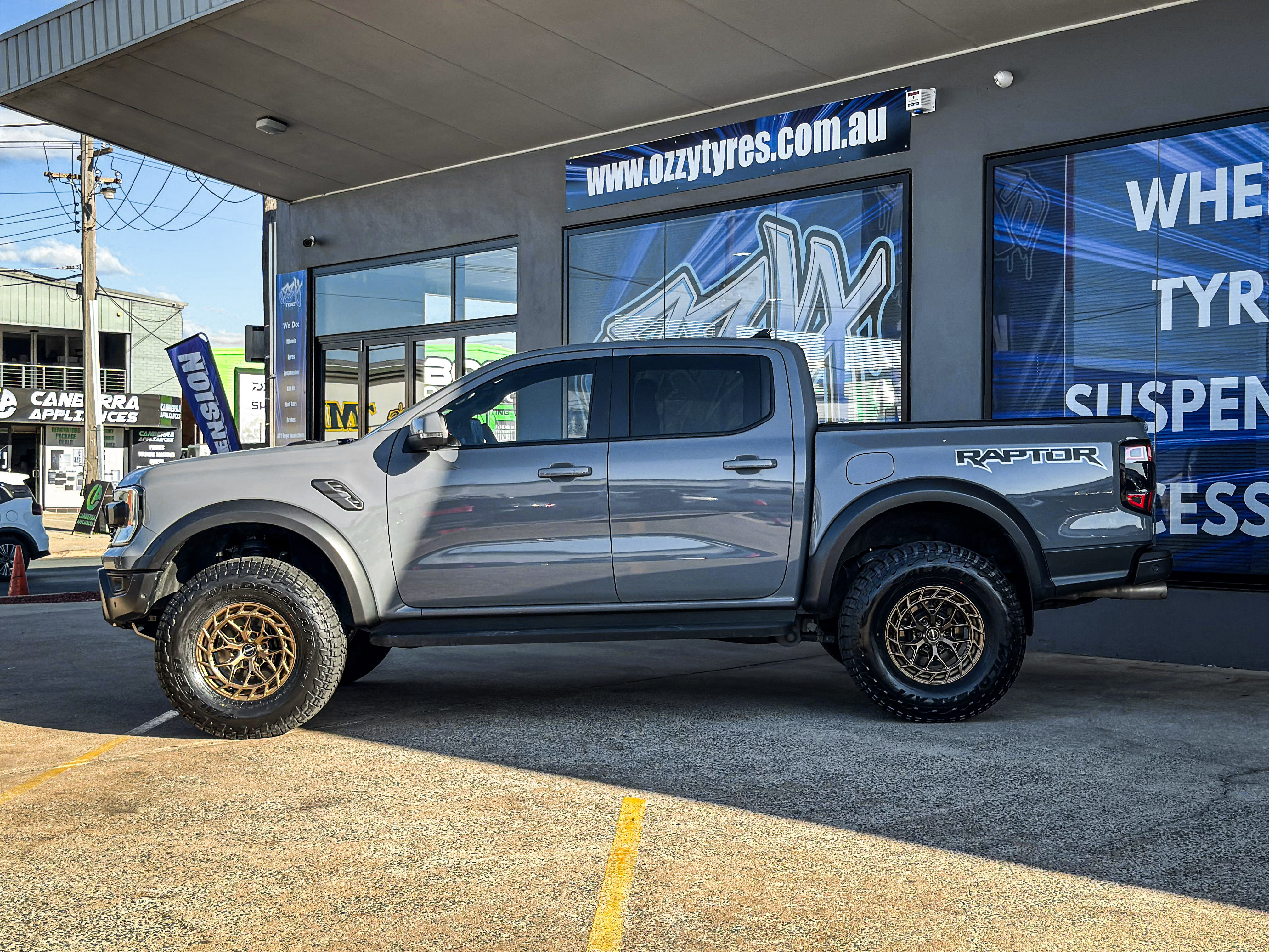 ford ranger hussla gunner copper bronze wheel #20603