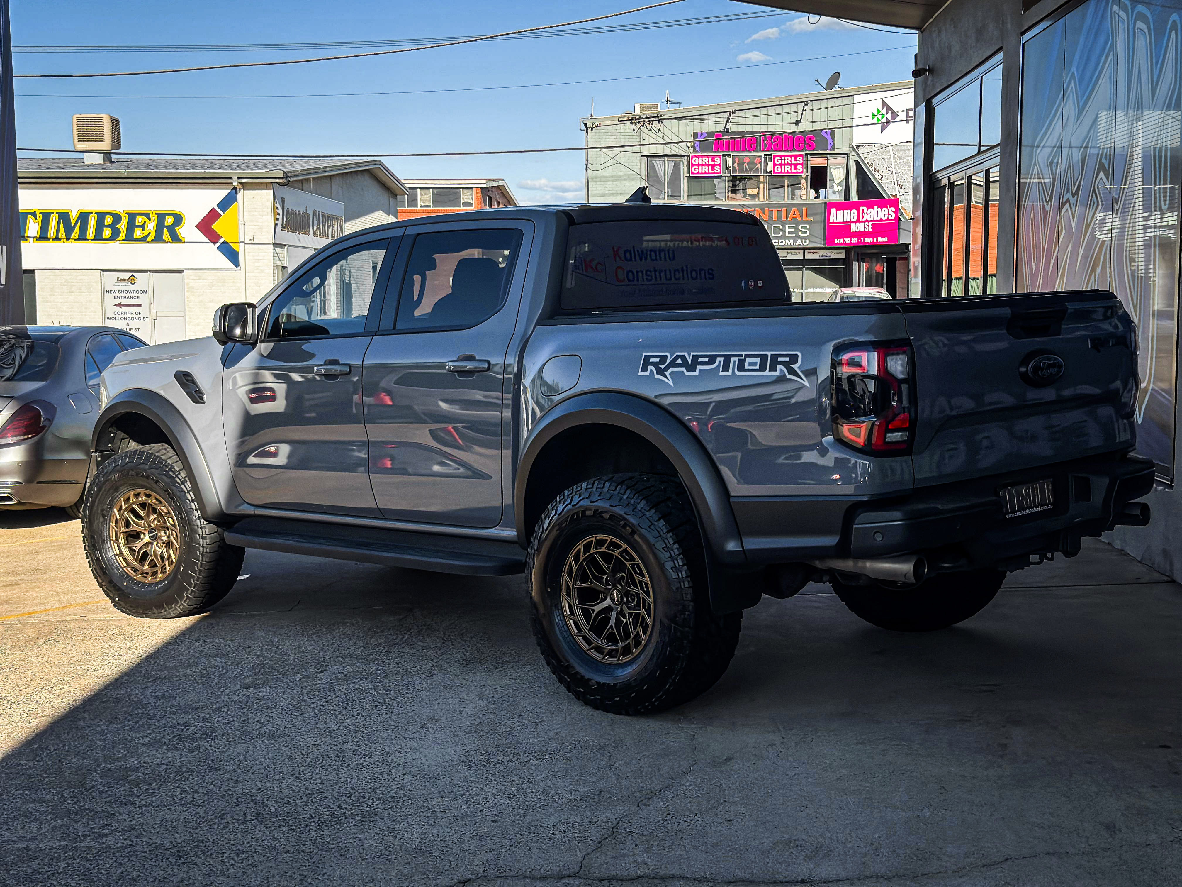 ford ranger hussla gunner copper bronze wheel #20603