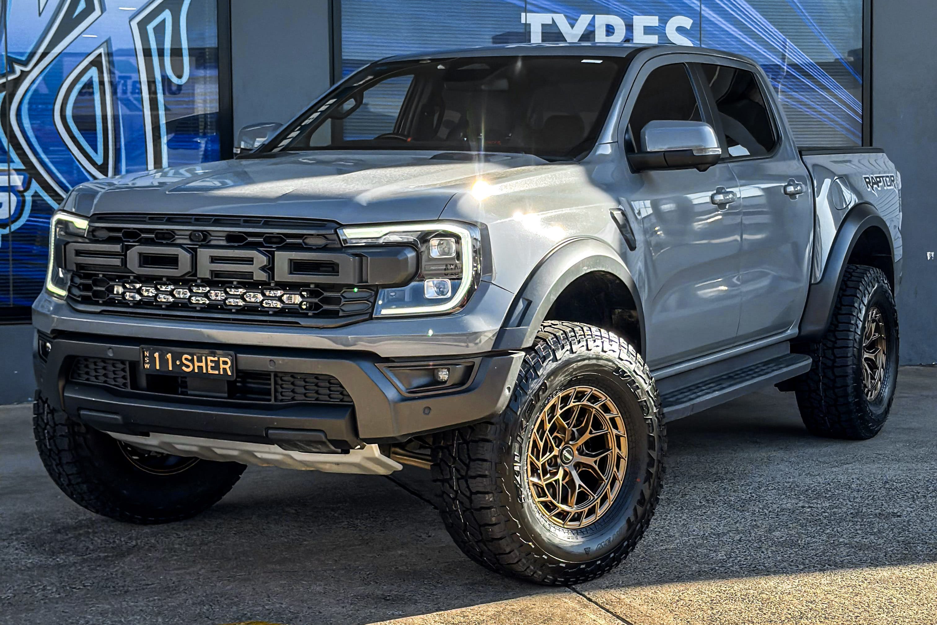 ford ranger hussla gunner copper bronze wheel #20603