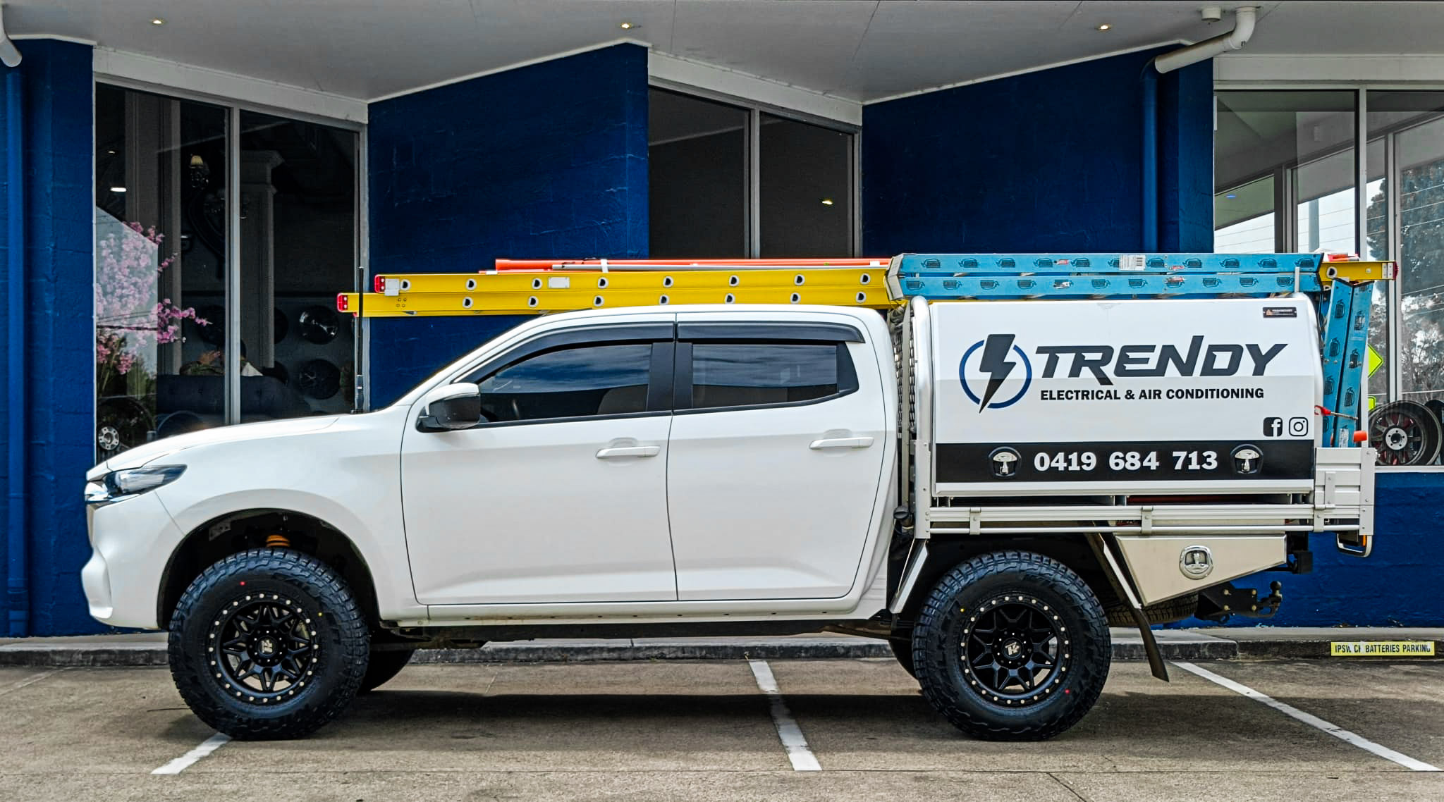 mazda bt-50 hussla cadet matte black wheel #20617