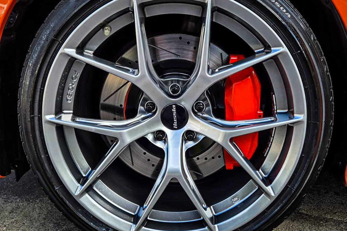 lexus rc hussla forged b6 diamond black wheel #20655