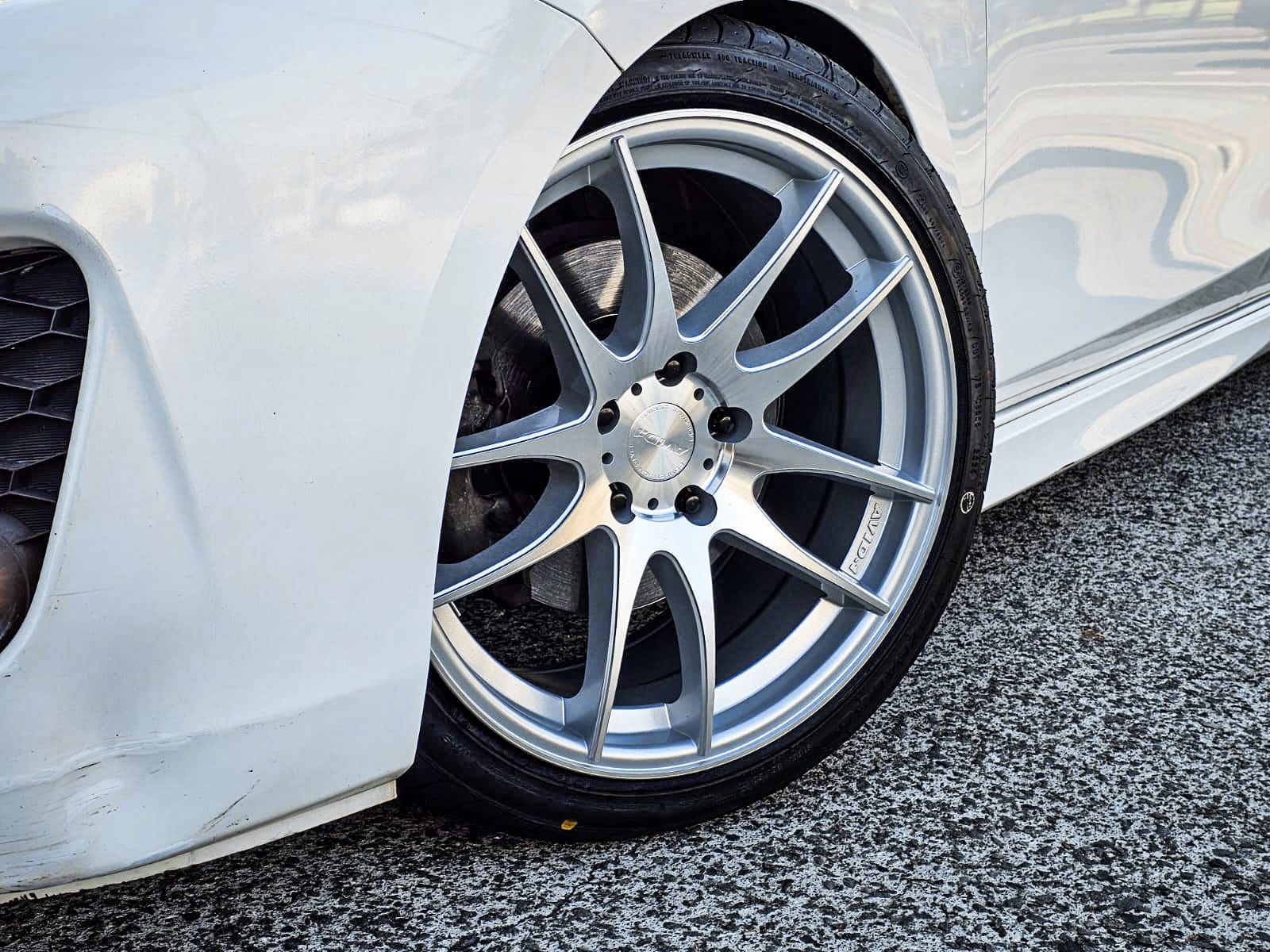 mazda 3 avid av-32 machined wheel #20656