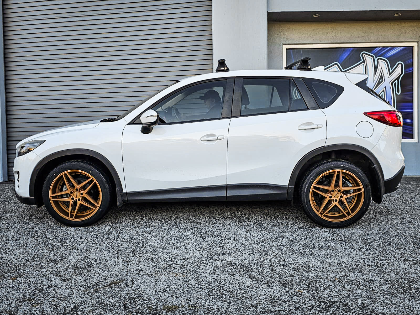 mazda cx-5 hussla power matte bronze wheel #20658