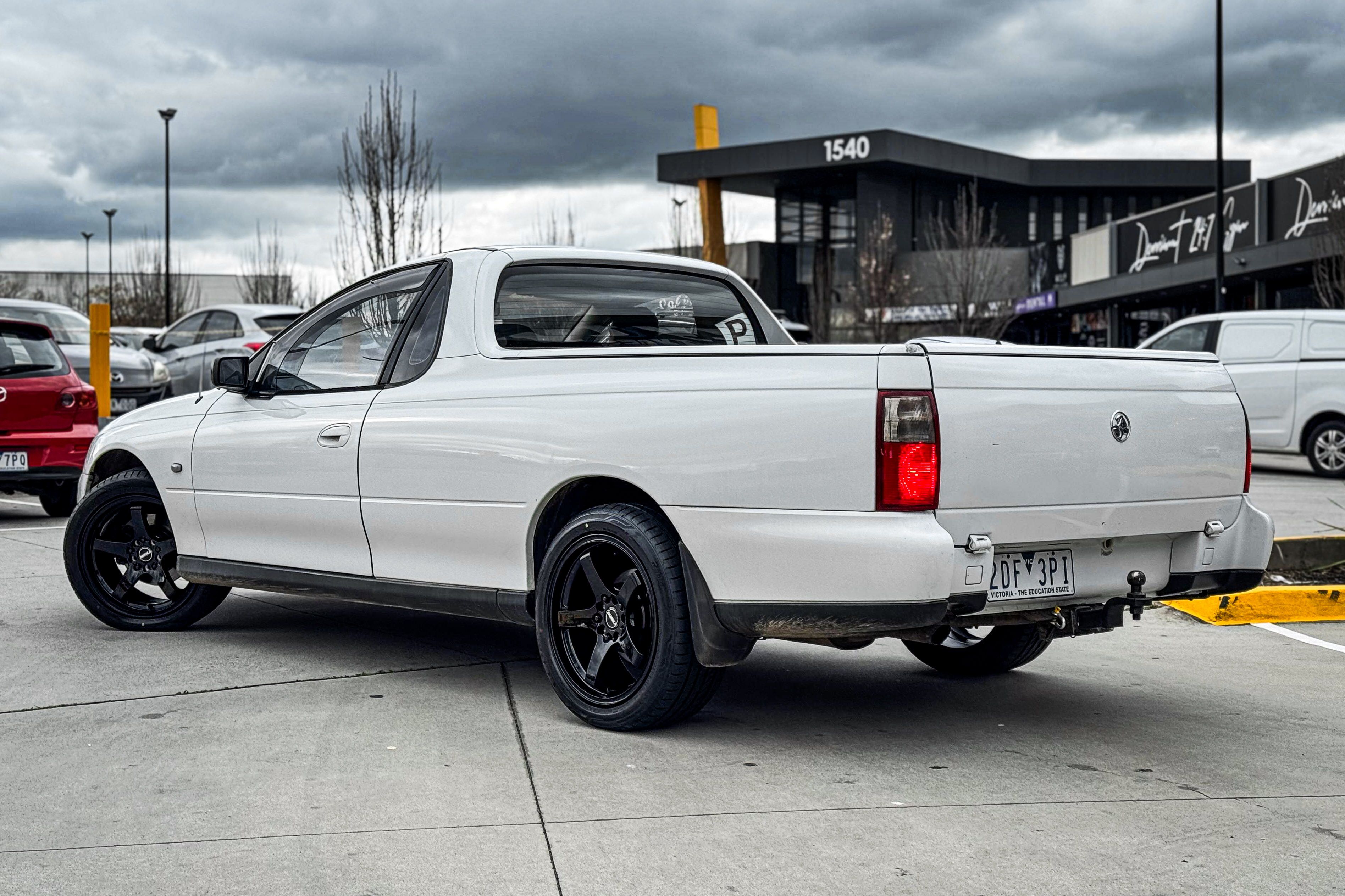 holden commodore ute hussla gt full gloss black wheel #20686