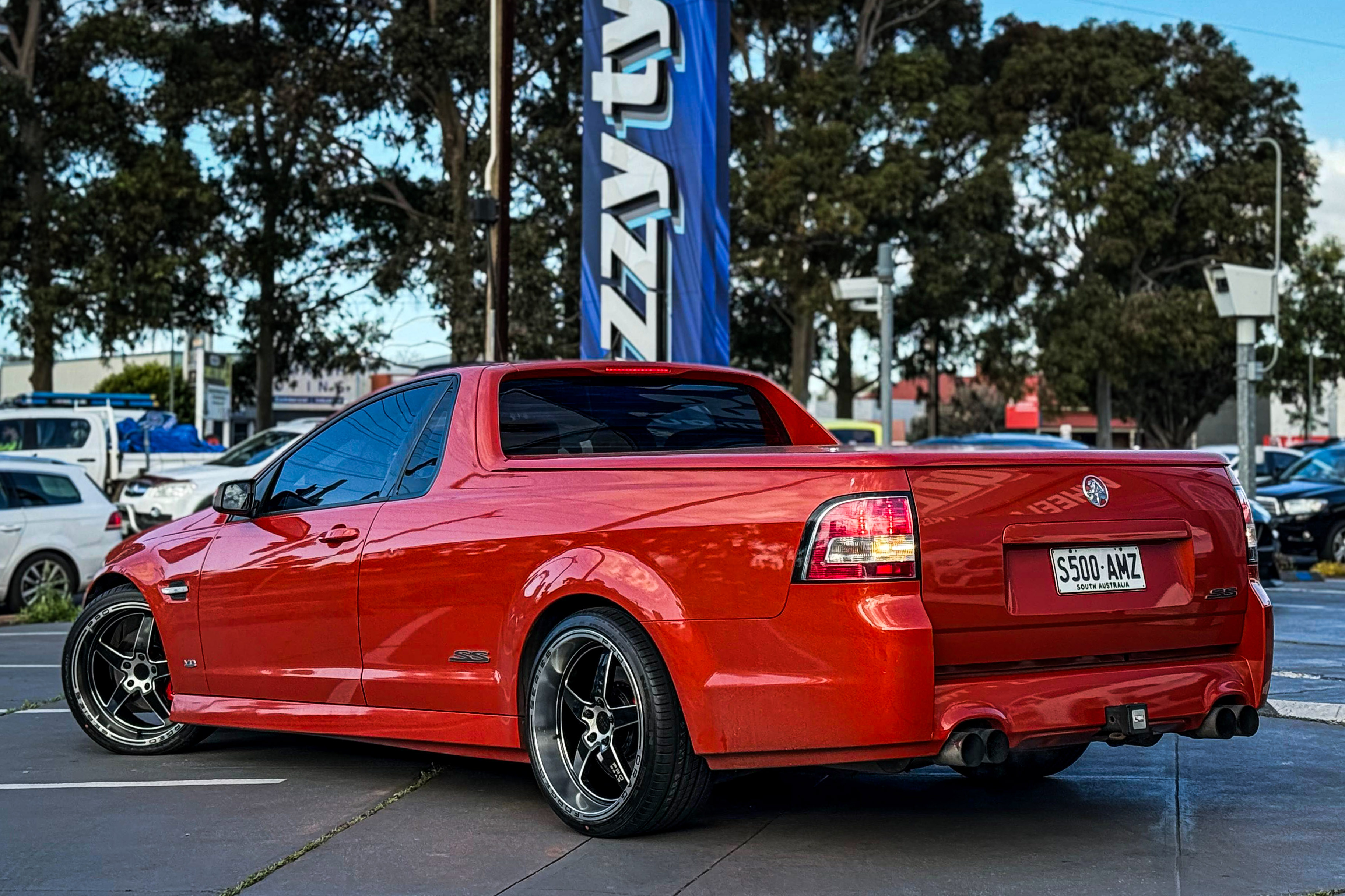 holden commodore ute pro drag pd1 machined lip wheel #20726