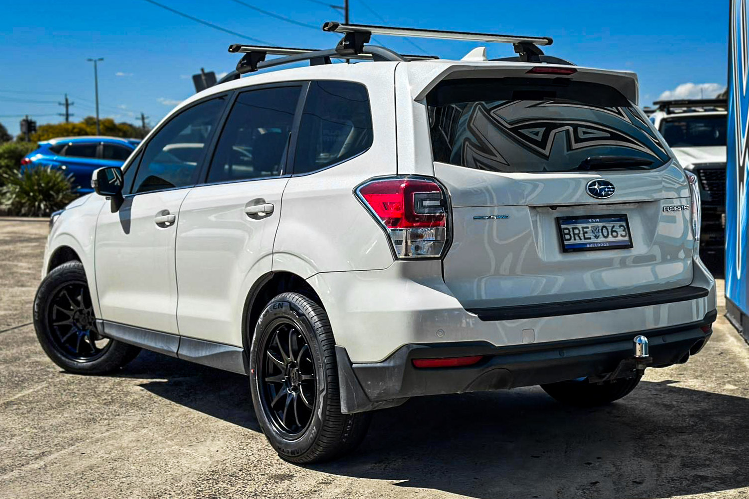 subaru forester hussla jdm matte black wheel #20775
