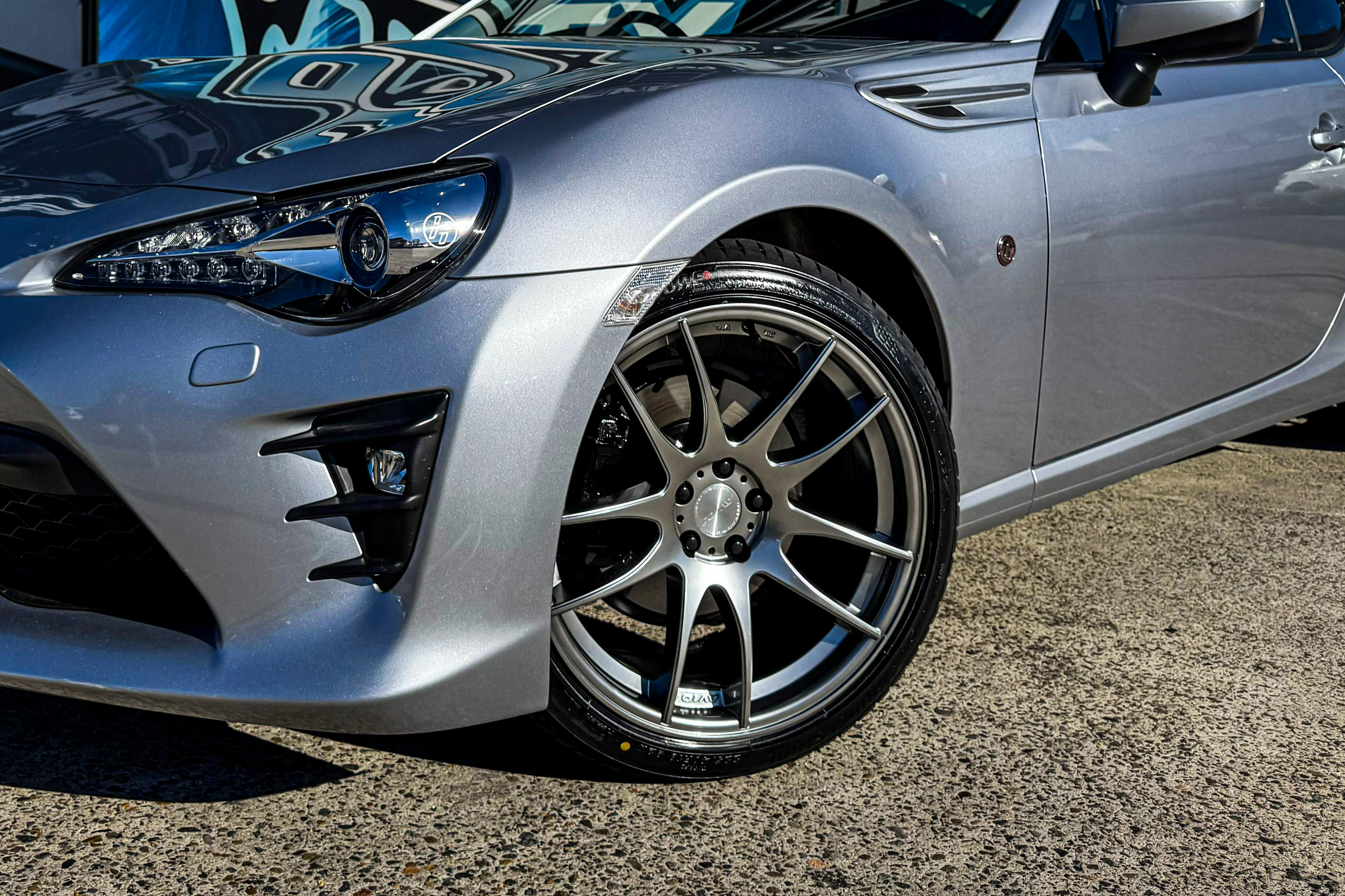 toyota 86 avid av-32 hyper black wheel #20930