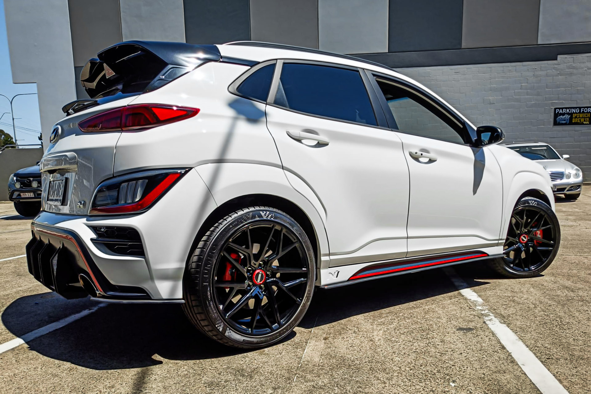 hyundai kona hussla jacques gloss black wheel #20935